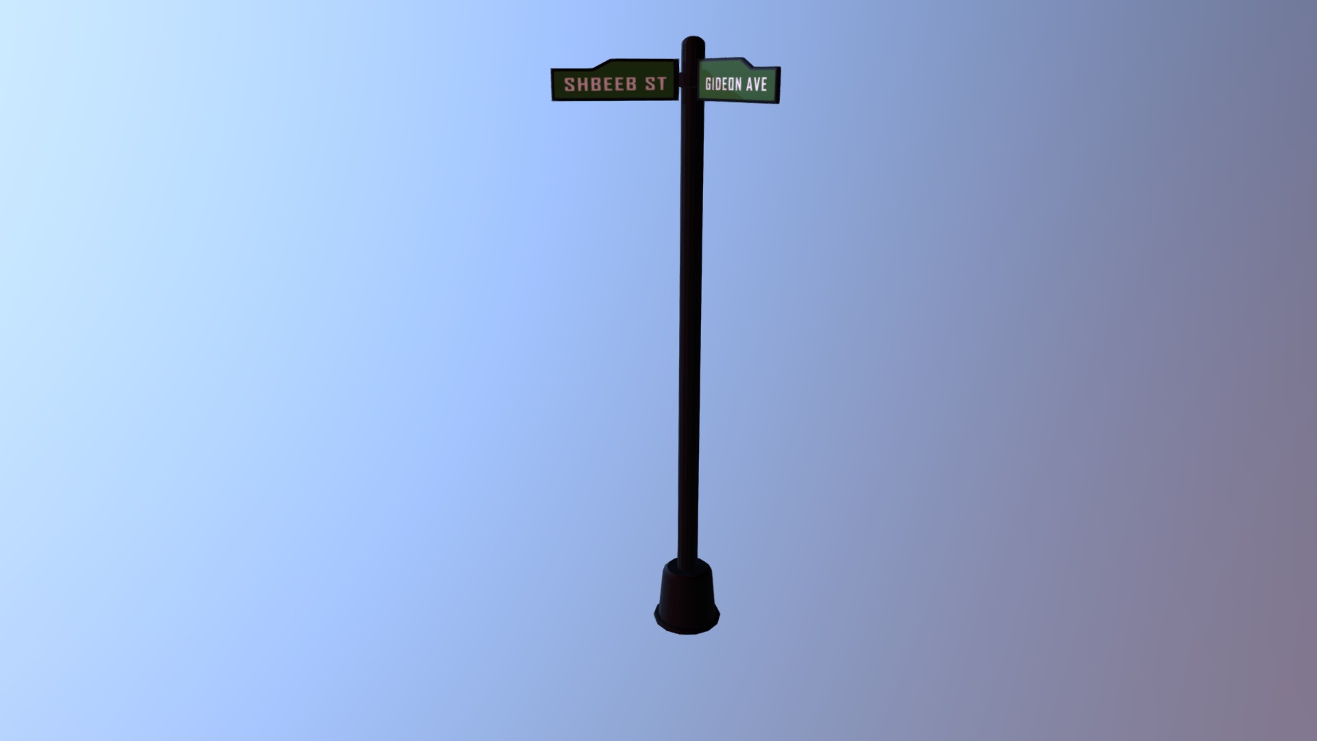 Street Sign - 3D model by LMG25 [dbdaf92] - Sketchfab