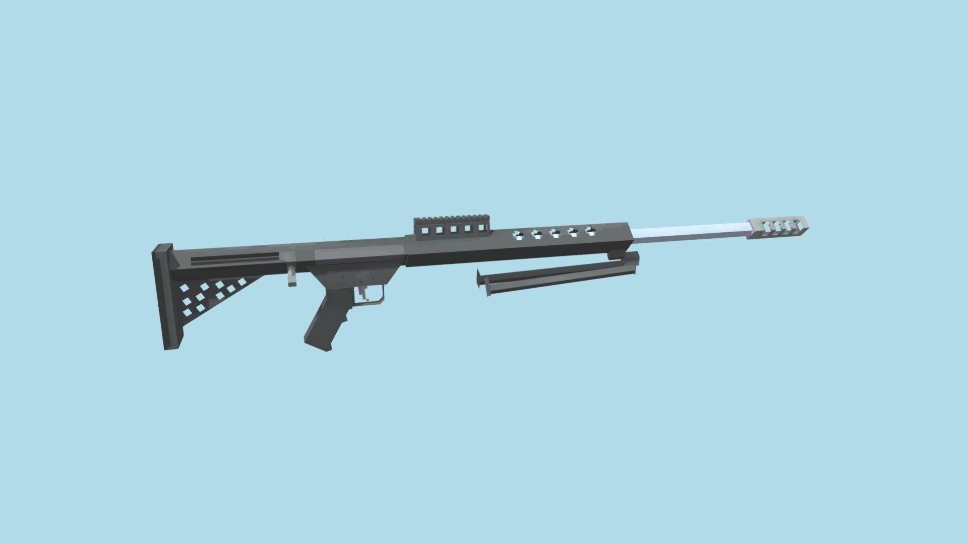 Serbu BFG-50 - 3D model by Arkans [dbdb750] - Sketchfab