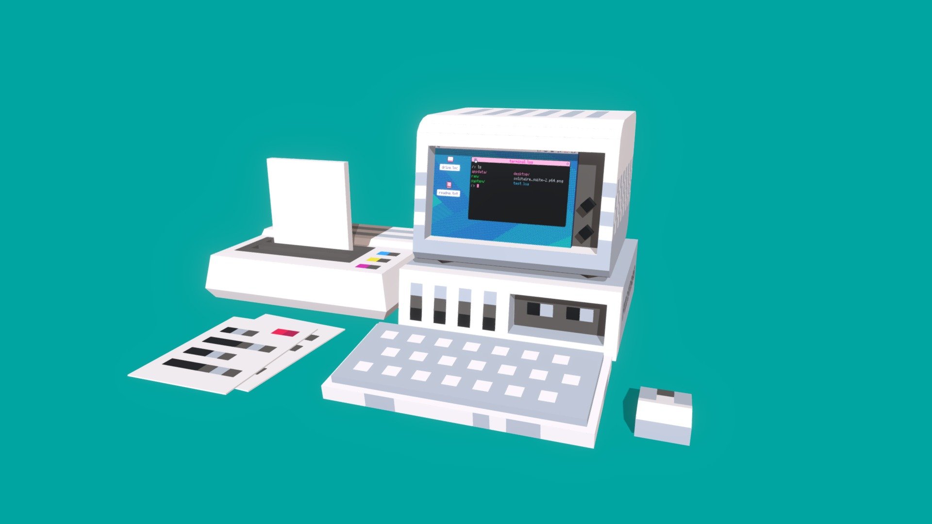 Picotron PC - 3D model by SomeoneOnHere (@travelelliott) [dbdc2e5 ...