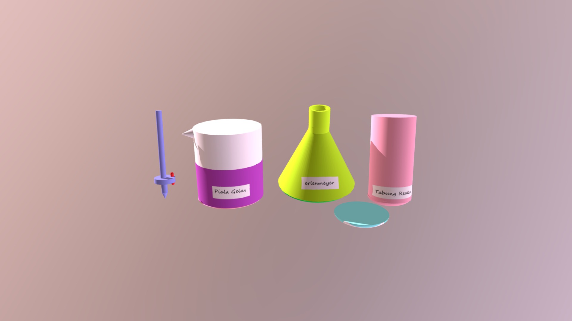 Alat Laboratorium Kimia - 3D model by davin_tiska (@davintiska05 ...