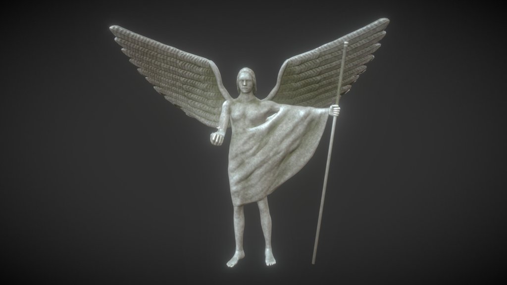 Angel Statue - 3D model by antoni4040 [dbdd548] - Sketchfab