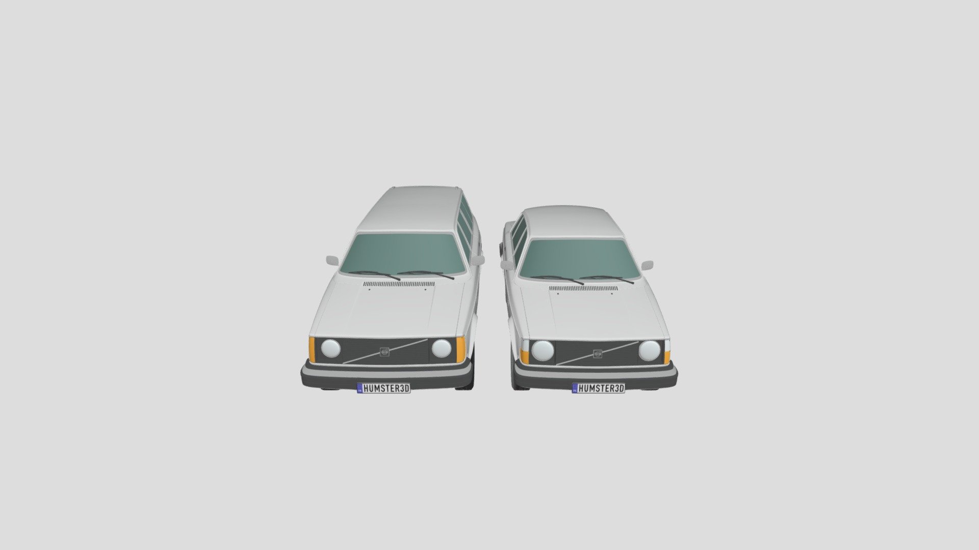 1975 Volvo 240 Wagon And Sedan - Download Free 3D model by Nieve5677 ...
