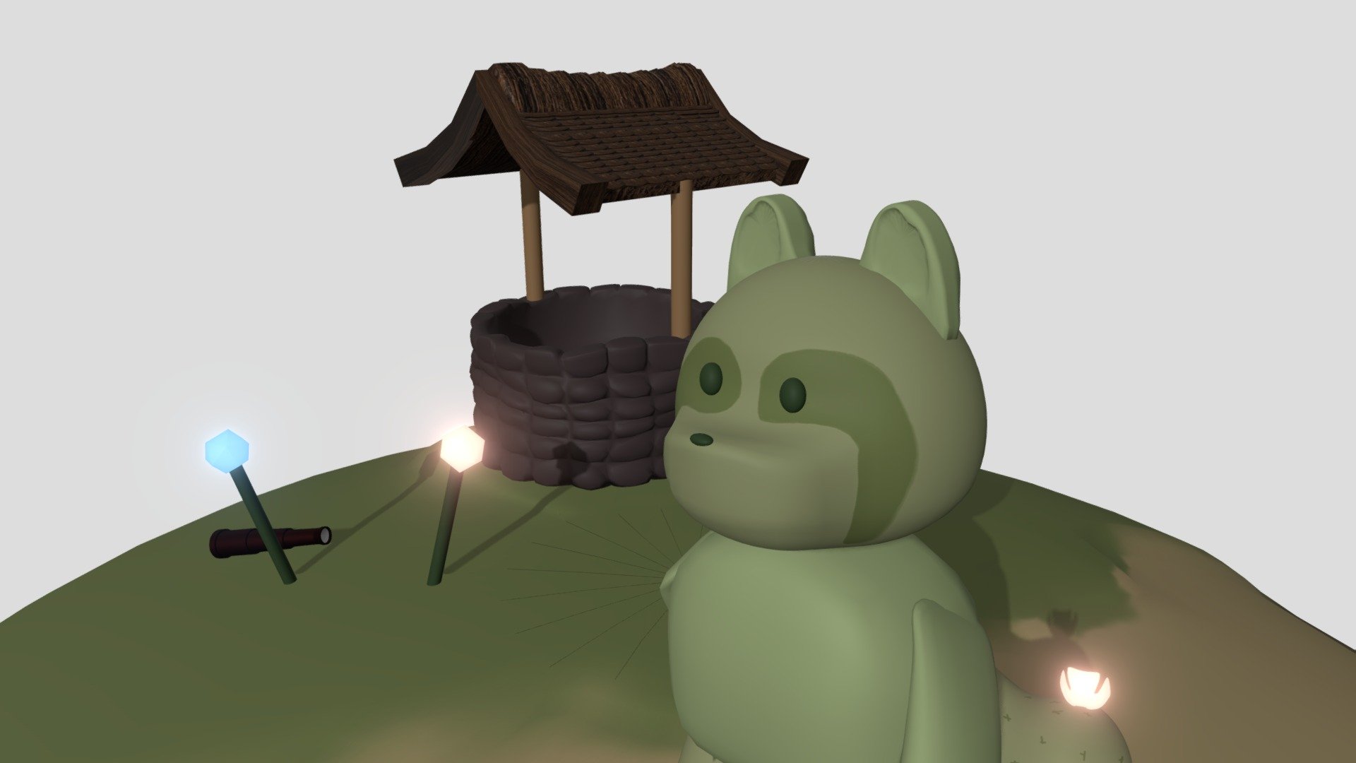 Diorama mapache - 3D model by shernand28 [dbdf6d9] - Sketchfab