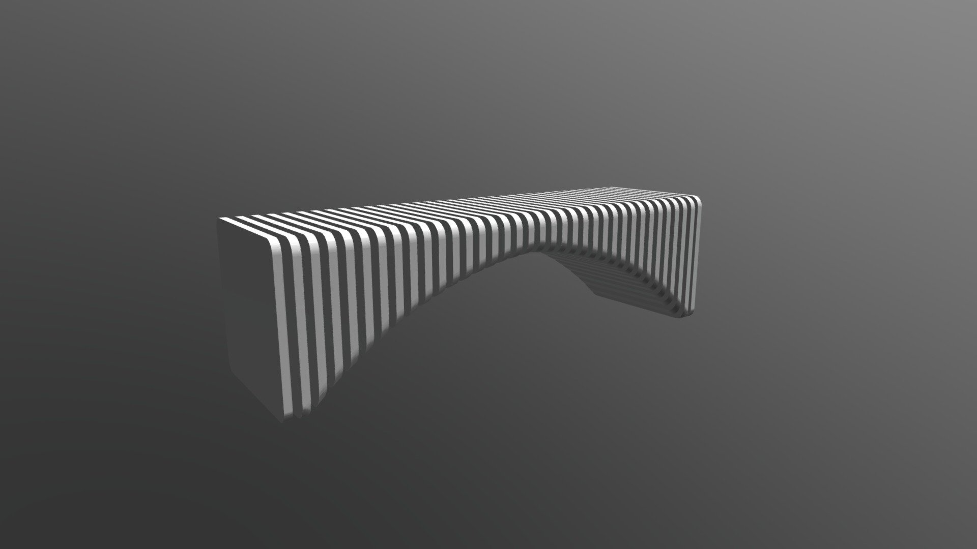 PARAMETRIC BENCH - 3D model by AHMET KORKMAZ (@ahkorkmaz22) [dbdfc5e ...