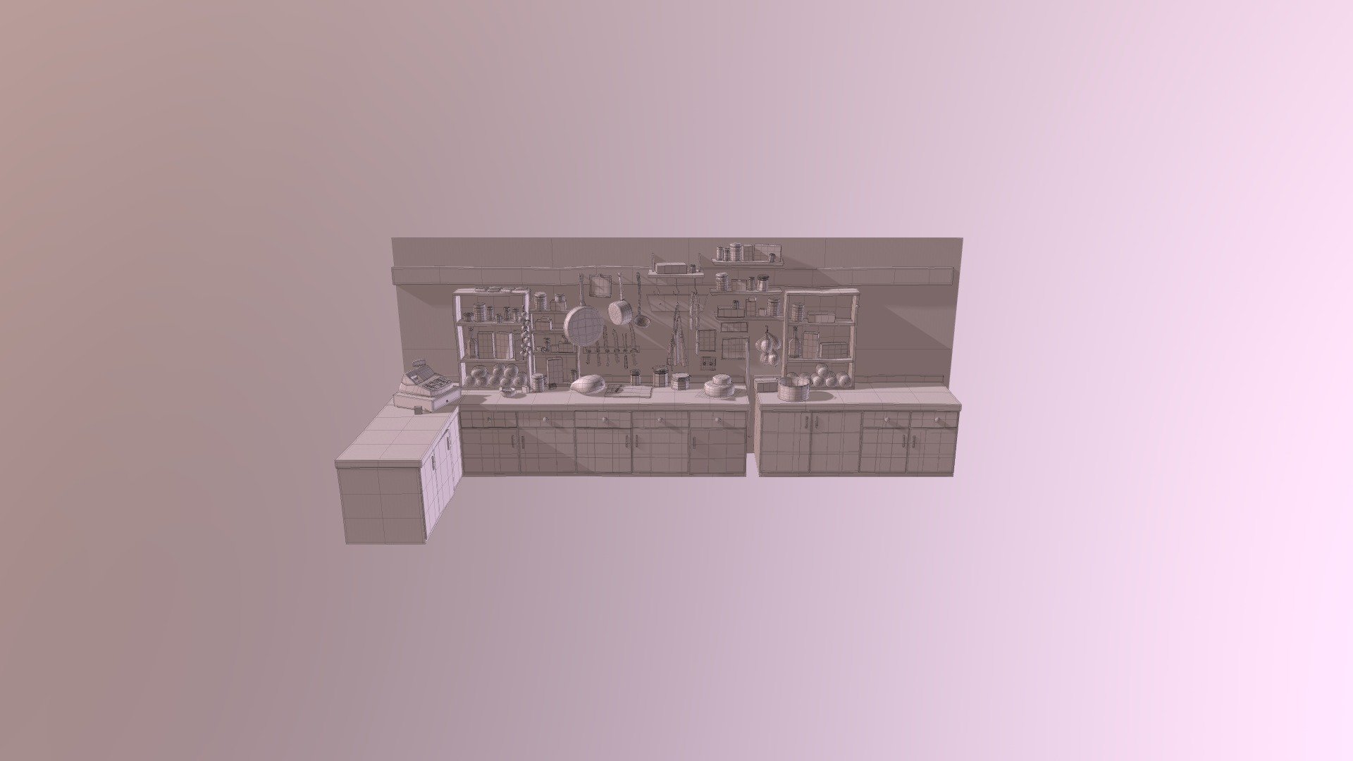 The Butcher - Counter - 3D model by jaredl76 [dbe0679] - Sketchfab