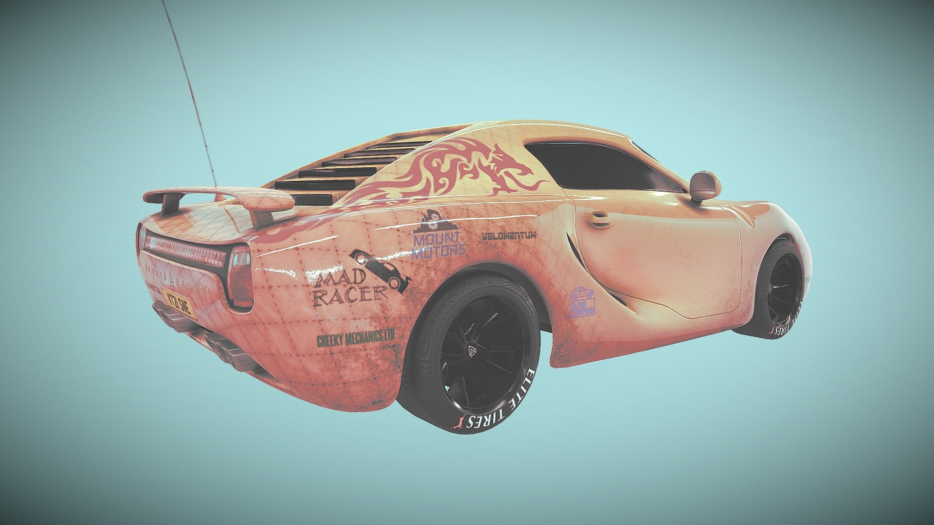 Remote Control Sports Car - Download Free 3D model by maxigart [dbe14ac ...