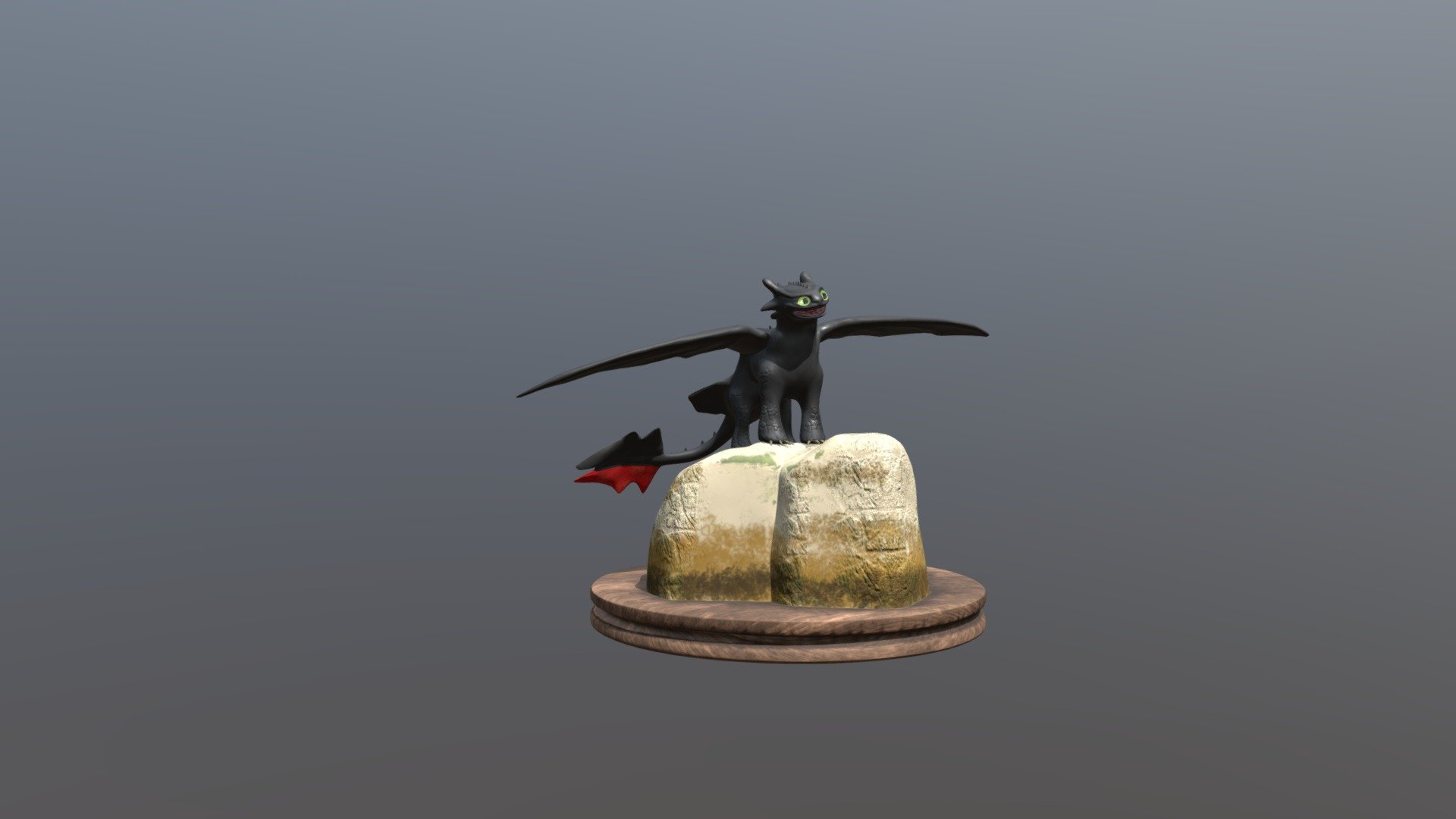 Toothless - 3D model by saiba12 [dbe1f71] - Sketchfab