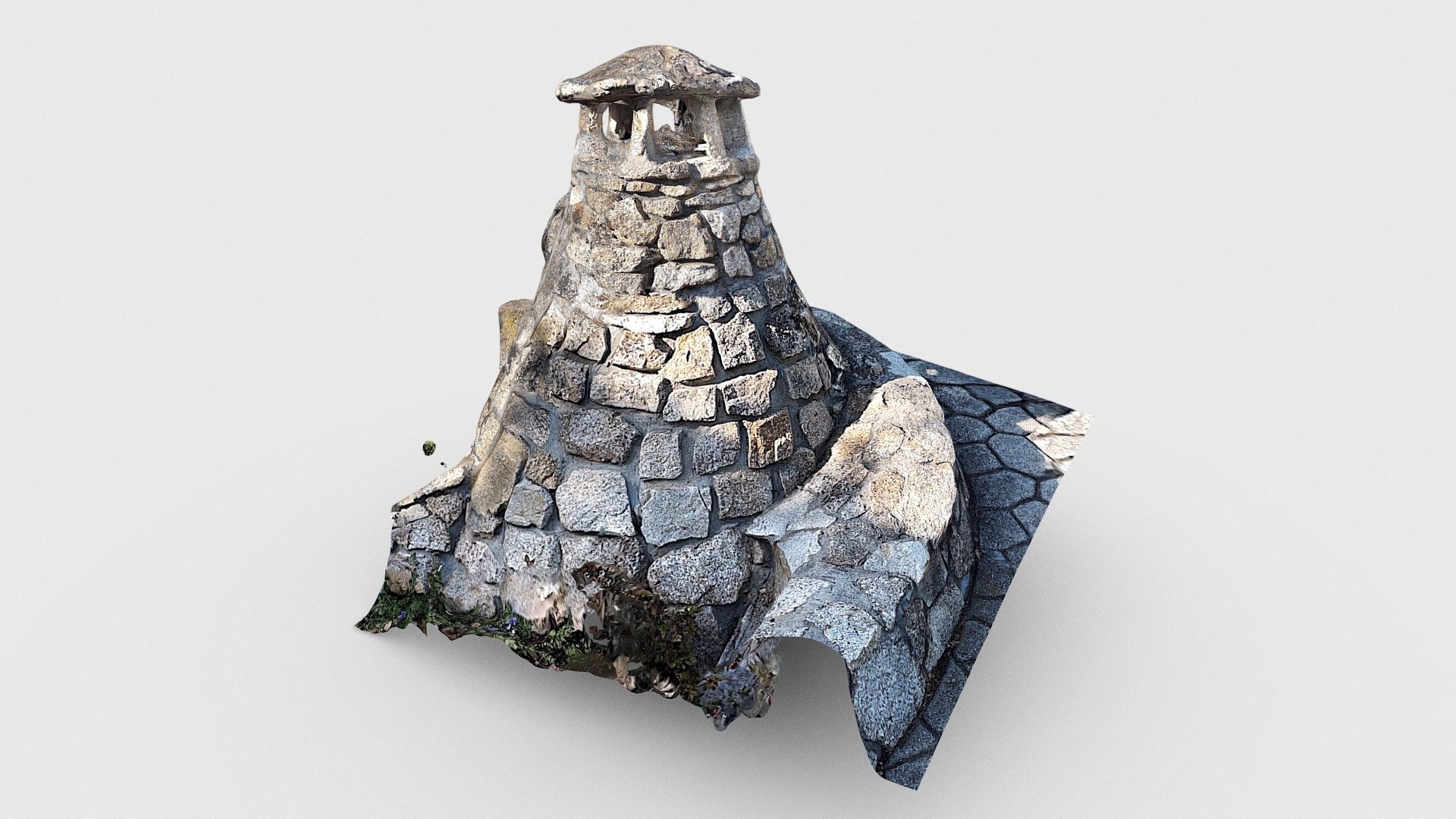 Hut-shape stone structure - Download Free 3D model by Emm (@edemaistre ...