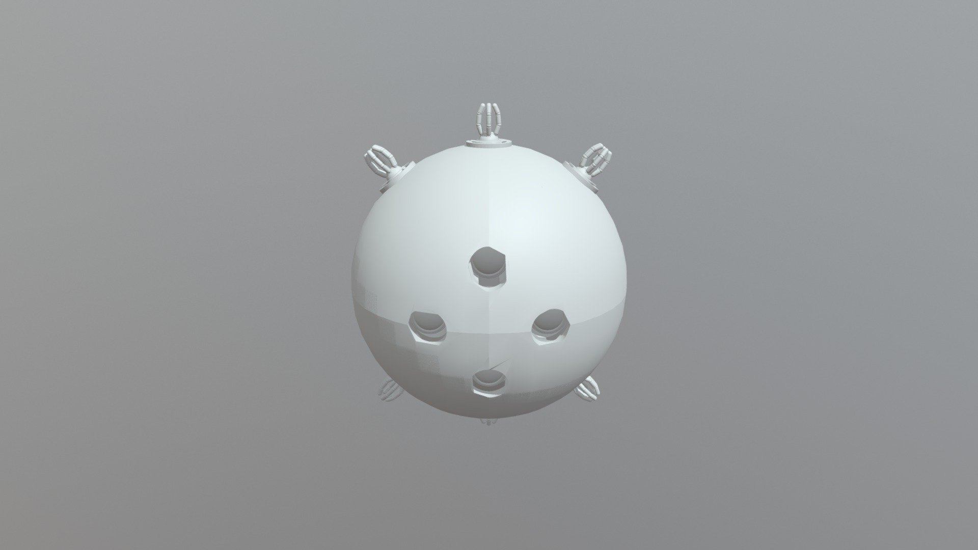 Ball Bot closed - 3D model by Robin (@warlikeboss15) [dbe20a8] - Sketchfab