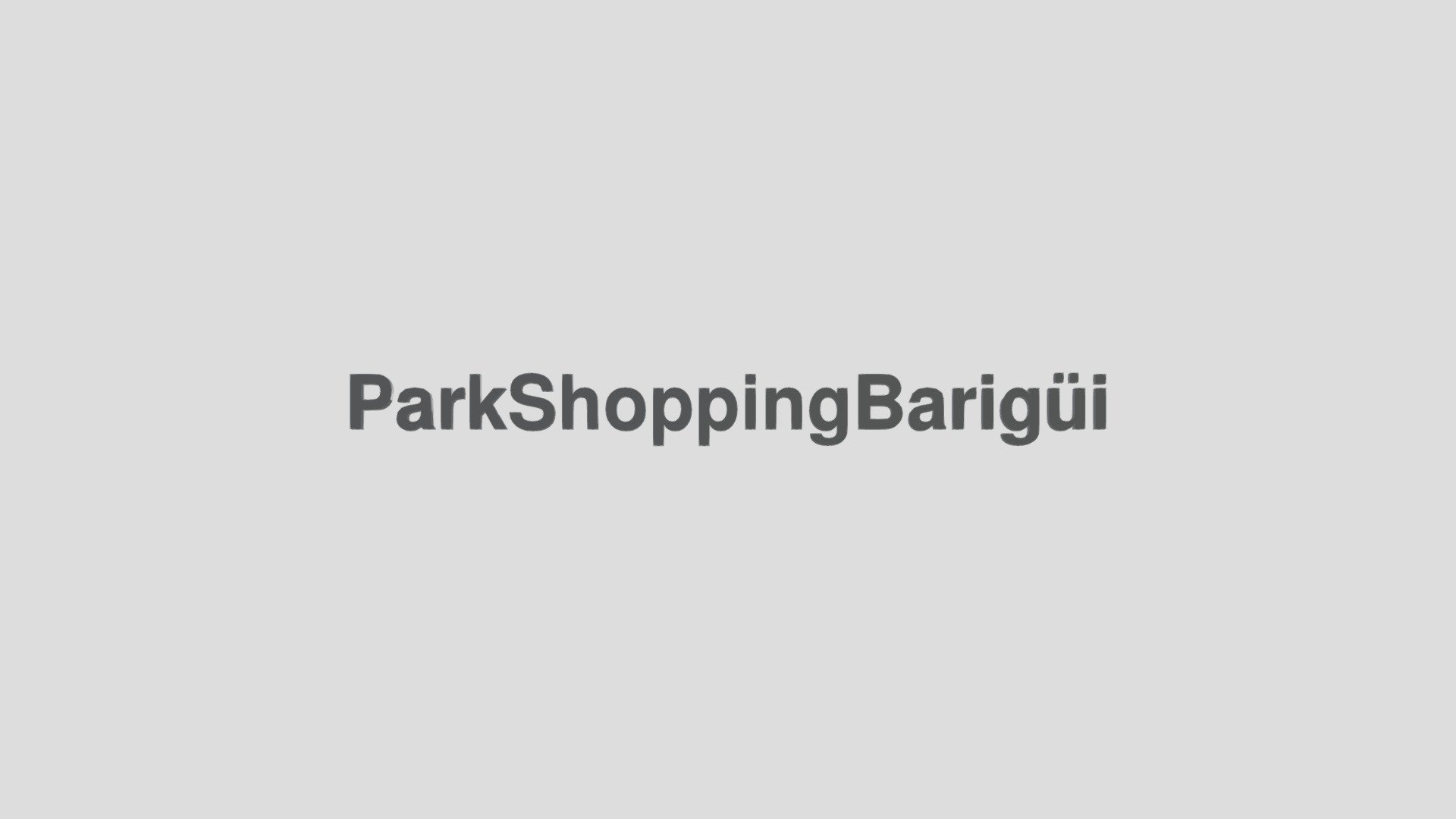 ParkShoppingBarigüi - Download Free 3D model by virmac62 (@abccomlogan ...