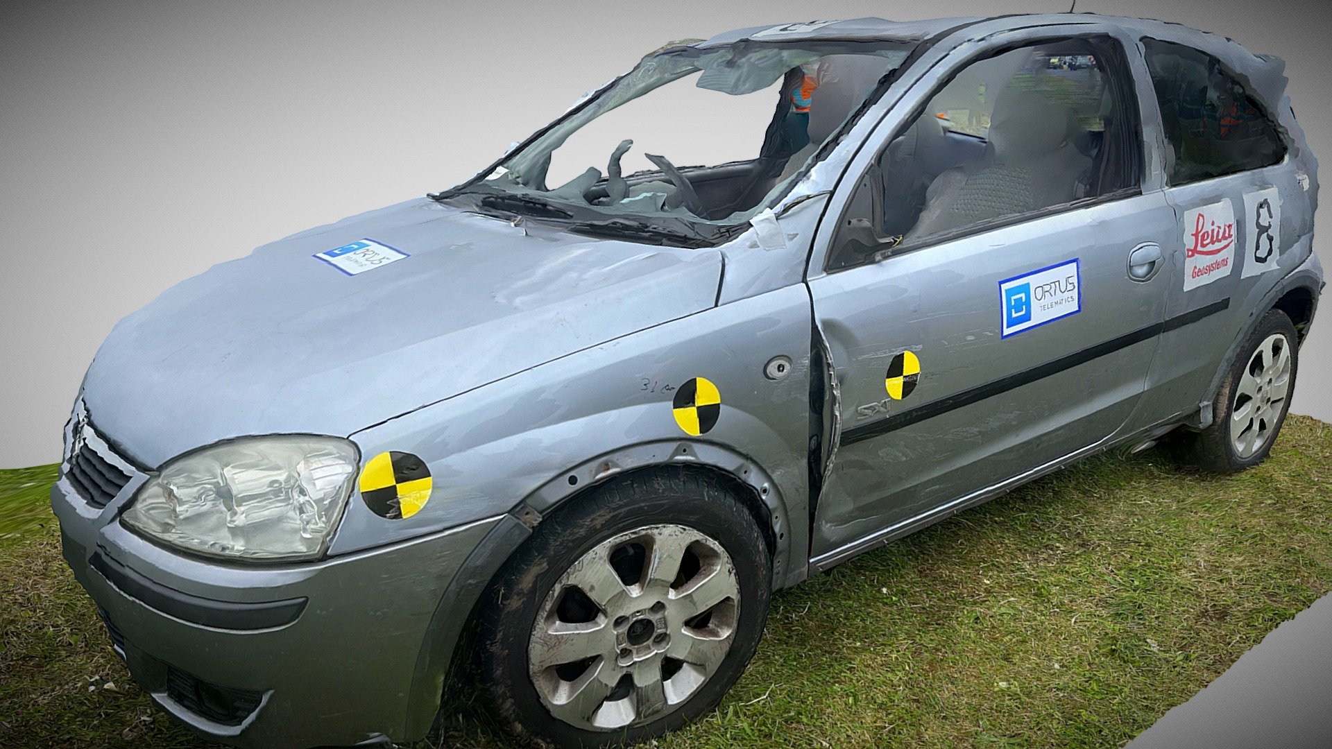 Car crash 3 silver corsa - Buy Royalty Free 3D model by Alex Tench ...