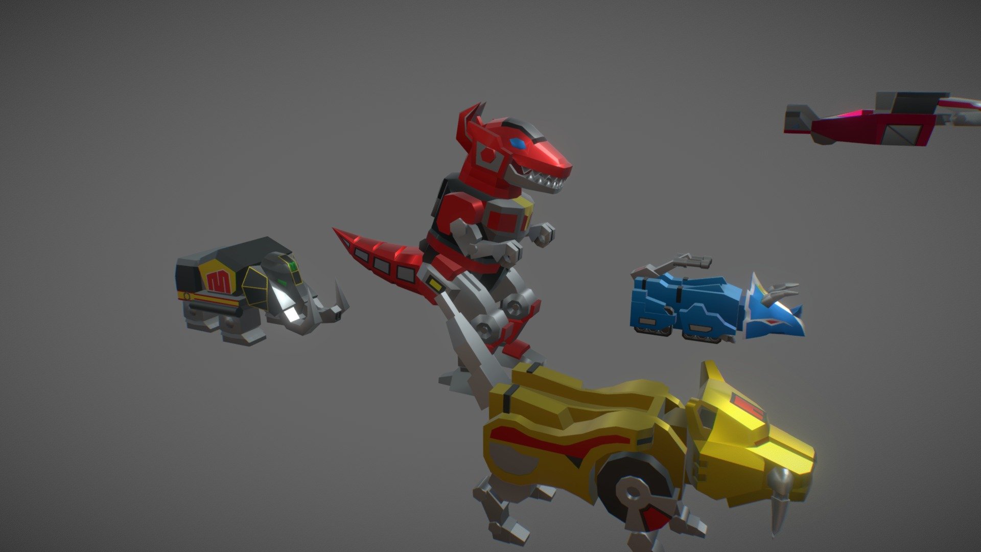 Megazord Power Rangers - Buy Royalty Free 3D model by Marcos Faci ...