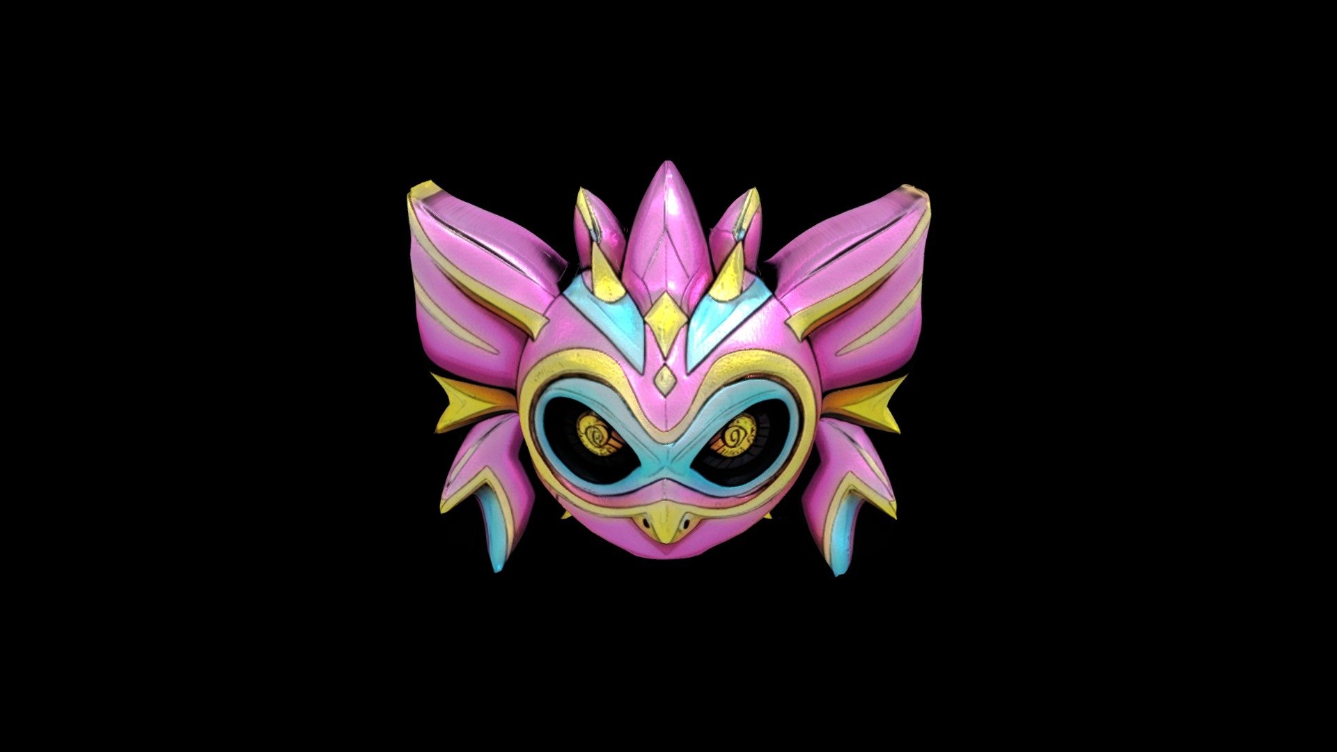 Happy Mask 551 - Download Free 3D model by klrxyz [dbe36a5] - Sketchfab