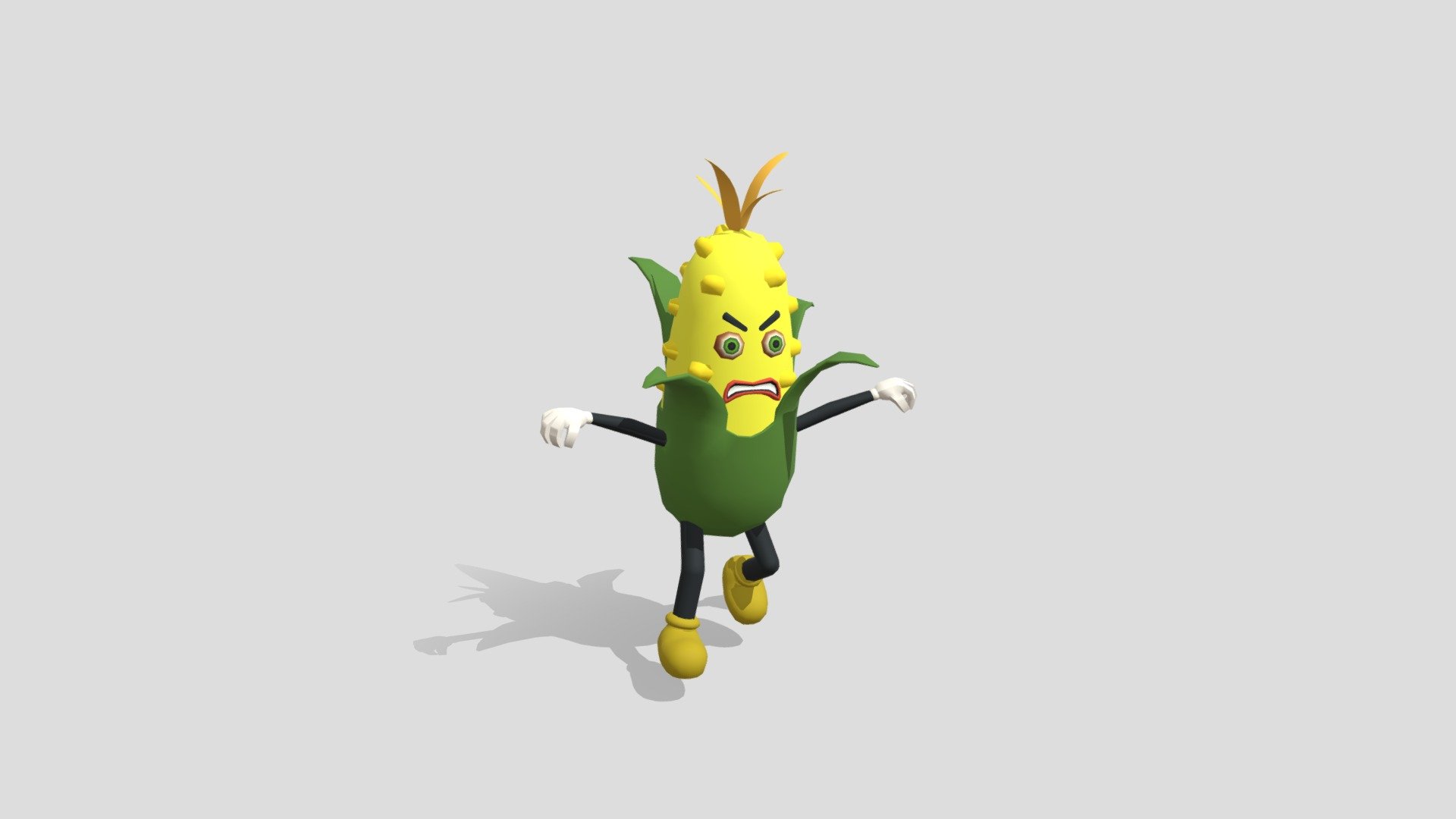 Corn Character - Death animation - 3D model by La_Grekula [dbe3d9e ...