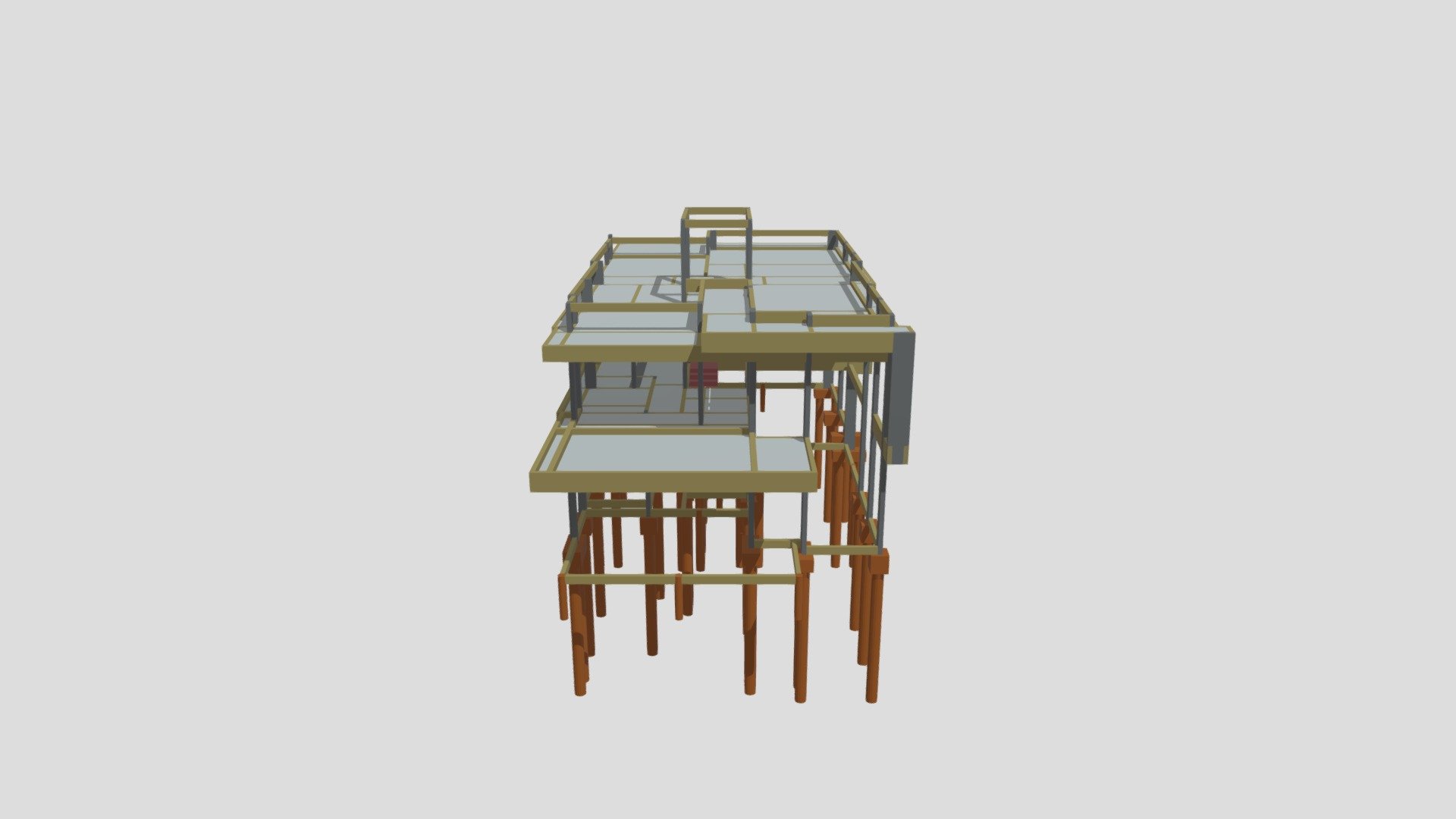 Projeto Estrutural Moussa Khalil - 3D model by Natanael Carbolin ...