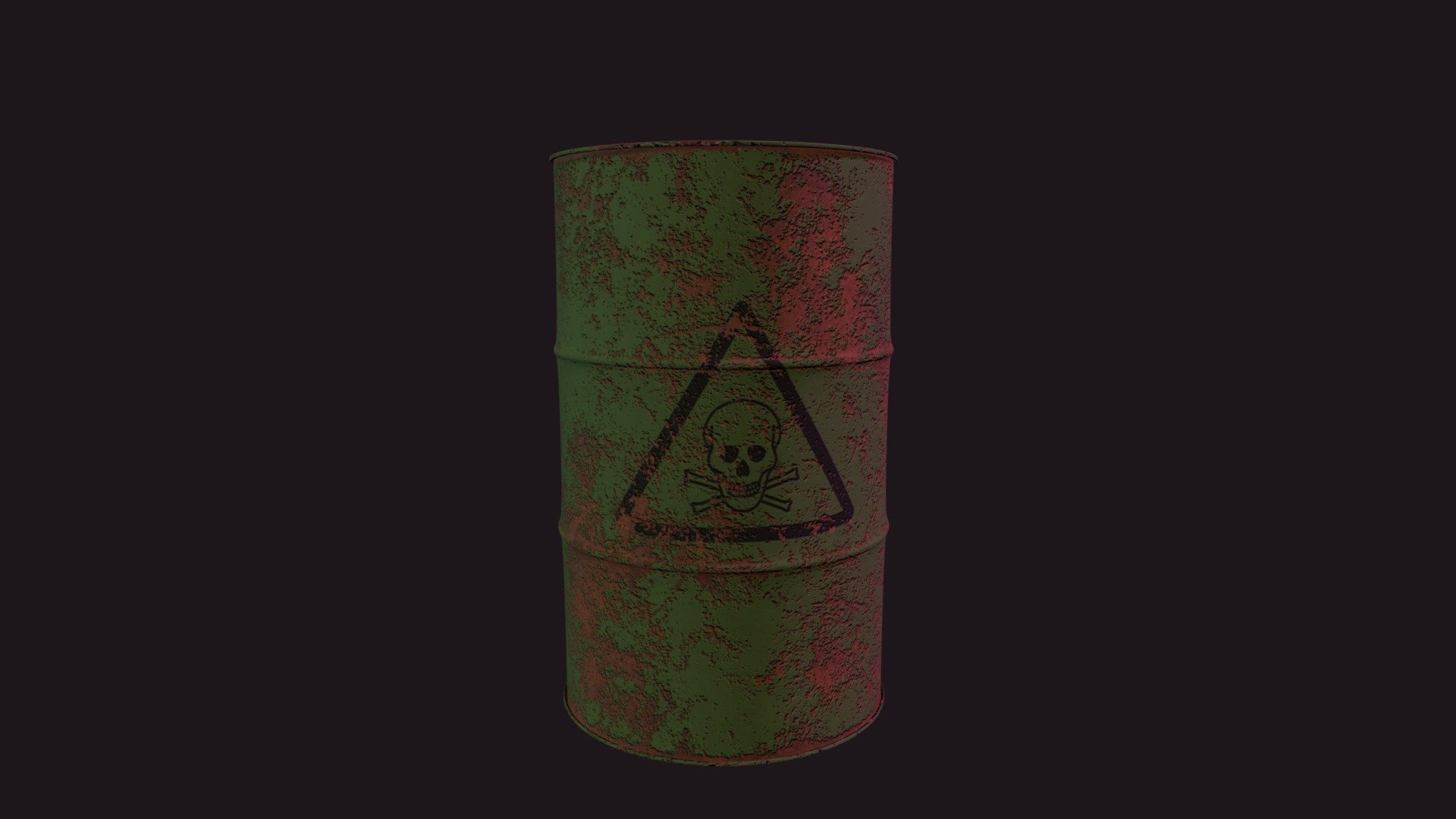 Toxic Barrel - Download Free 3D model by Barh [dbe64fb] - Sketchfab