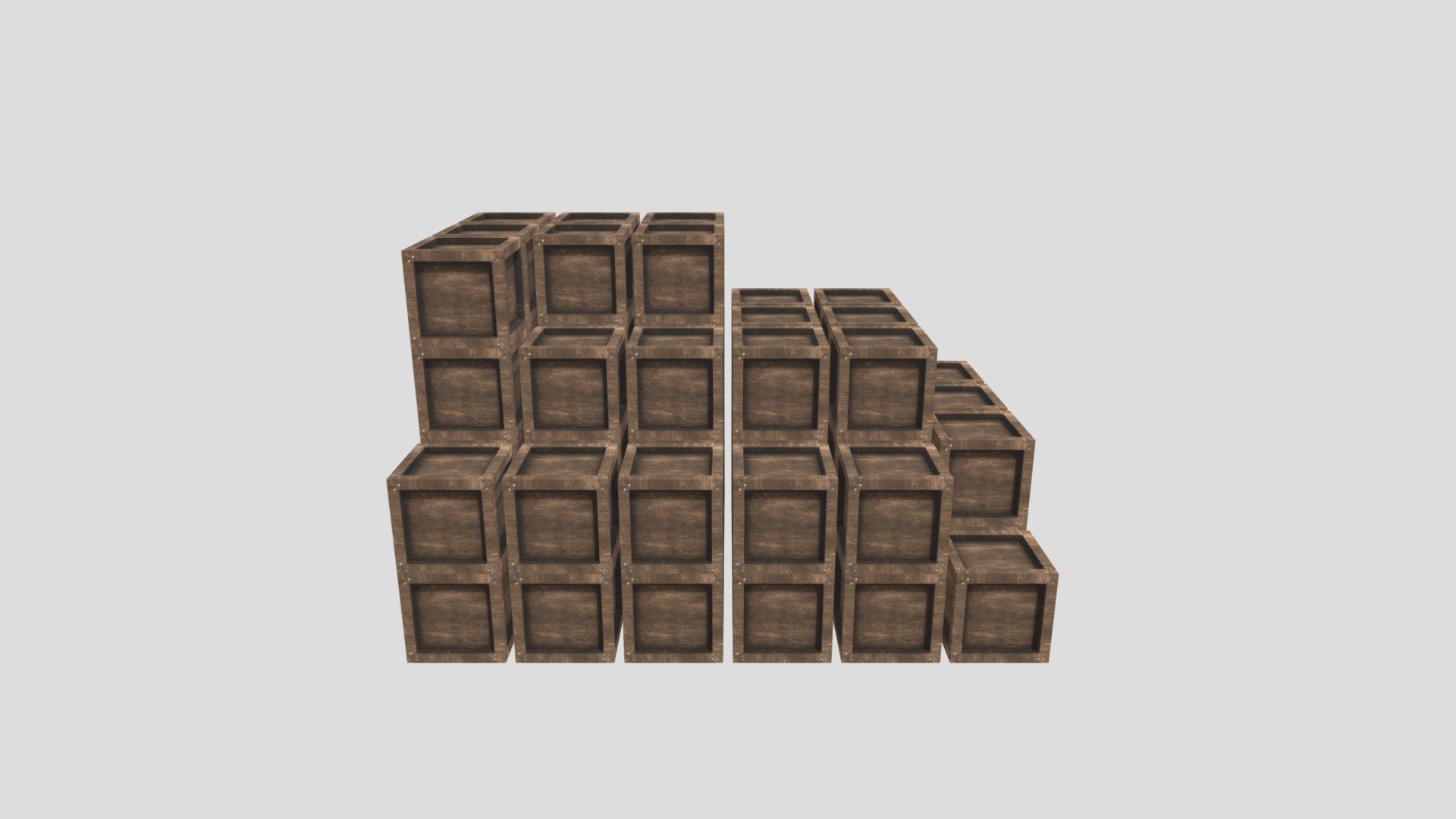 crate stack - 3D model by Pearse_Egan [dbe6b3c] - Sketchfab