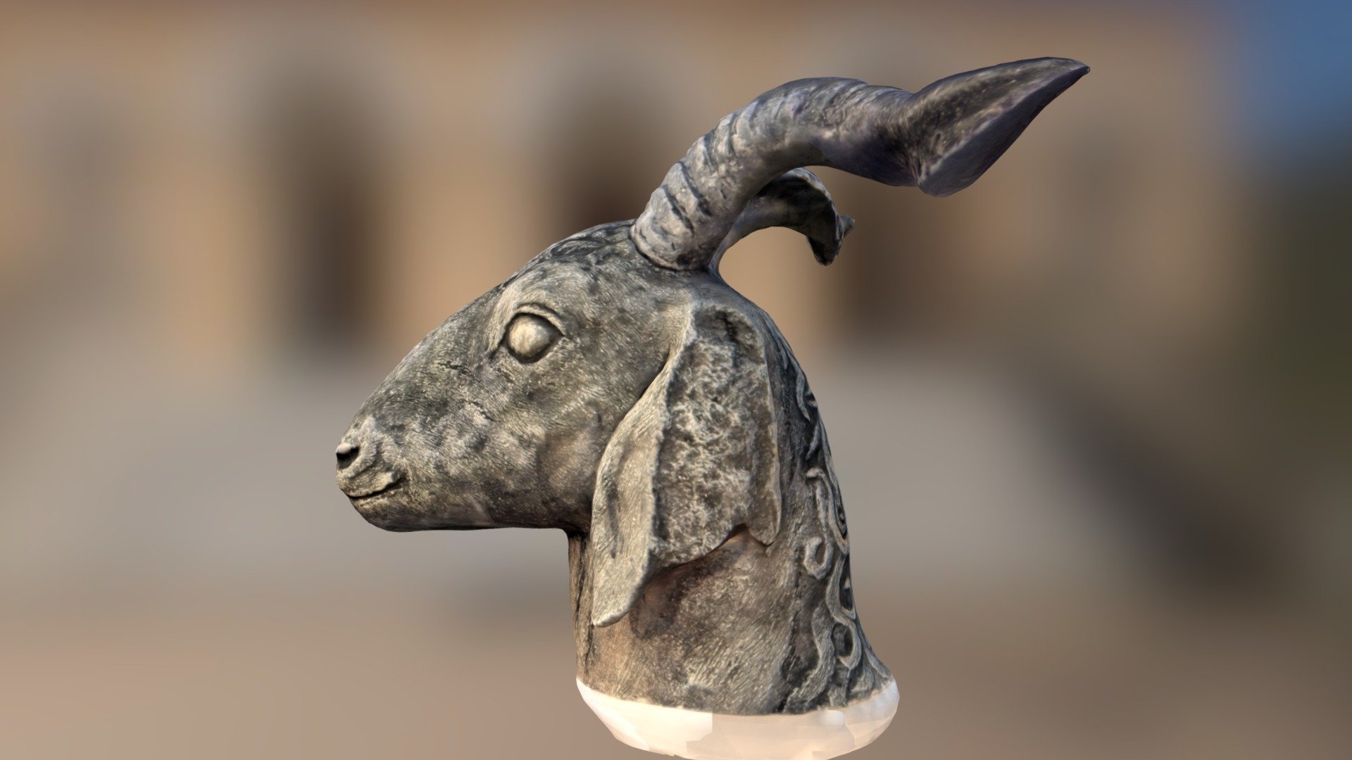 Goat Head Scan - Buy Royalty Free 3D model by Jasper Cousins ...