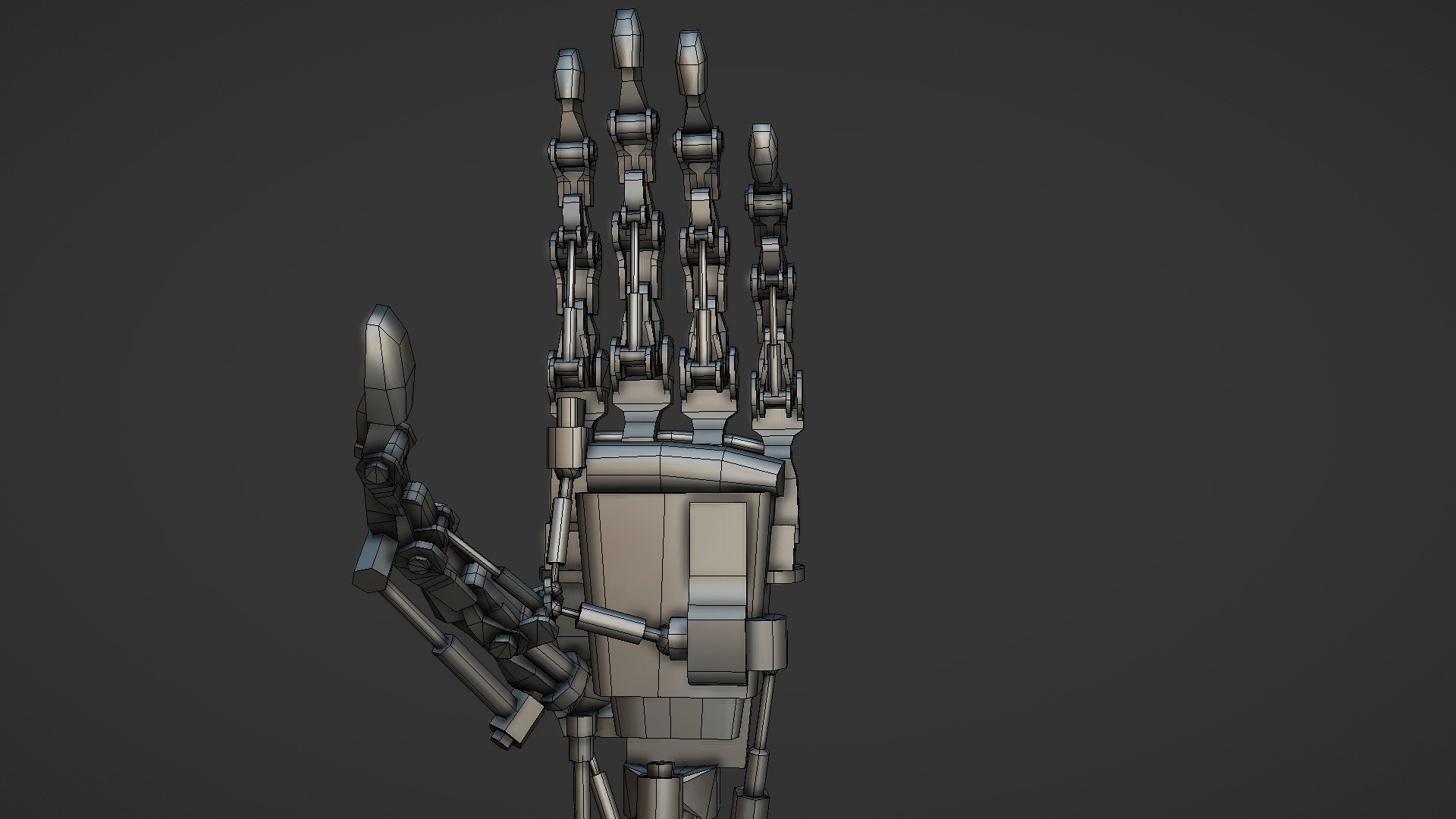 Bionic Hand - 3D model by guillealvarezdib [dbe819f] - Sketchfab