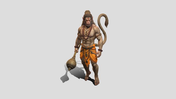 Hanuman 3D models - Sketchfab