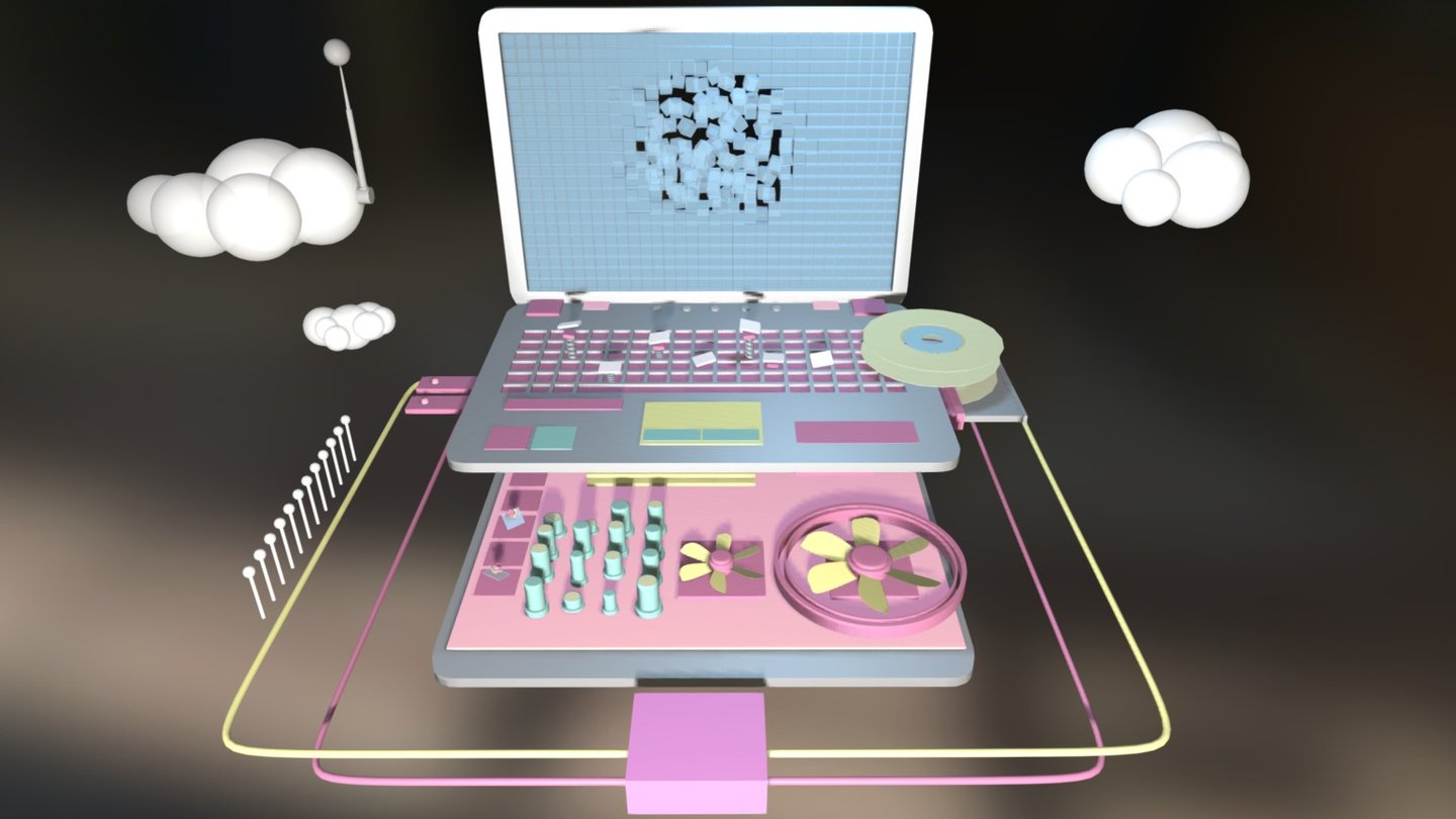 toy computer buum - 3D model by susyrima [dbea10c] - Sketchfab