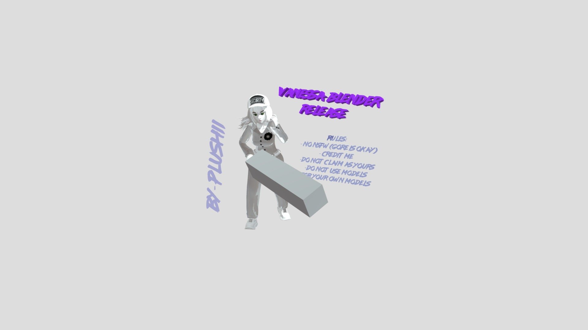 Vanessa - PLUS Hii - Download Free 3D model by Zertax (@zertax4 ...