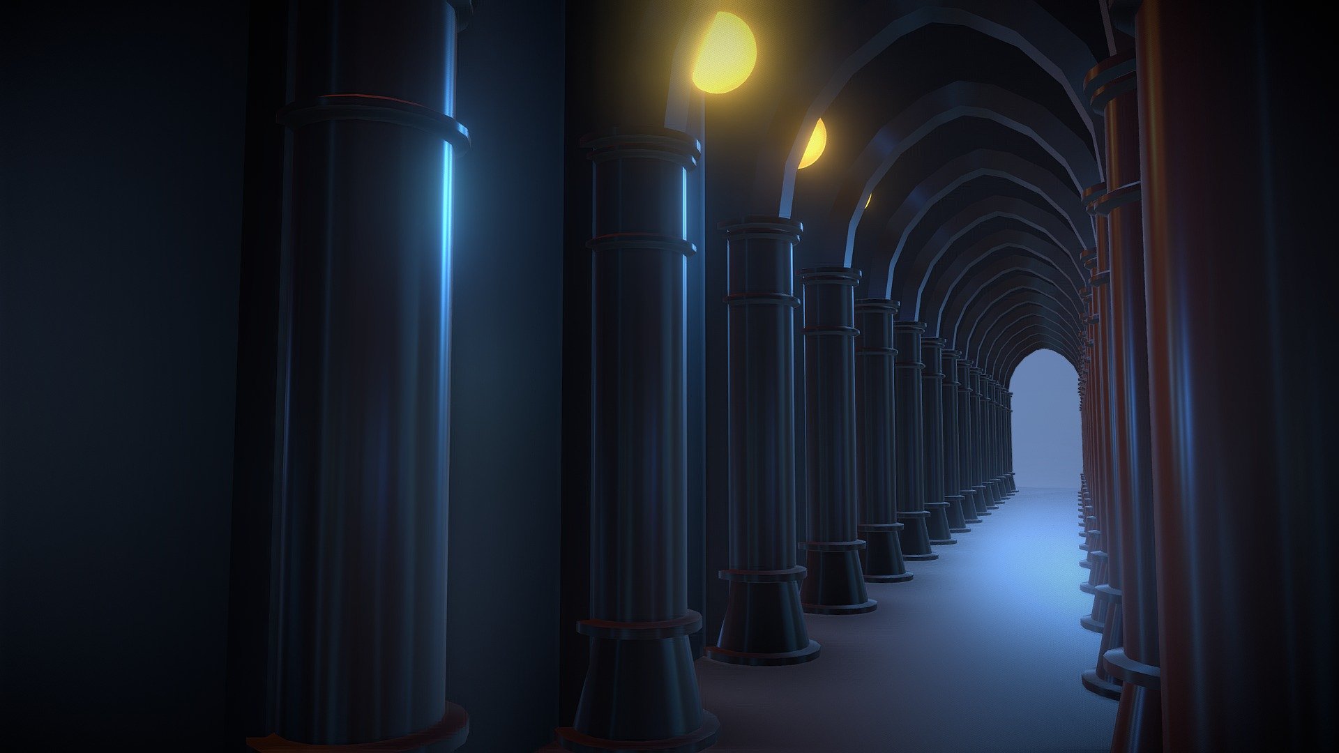corridor - 3D model by Natte [dbed865] - Sketchfab