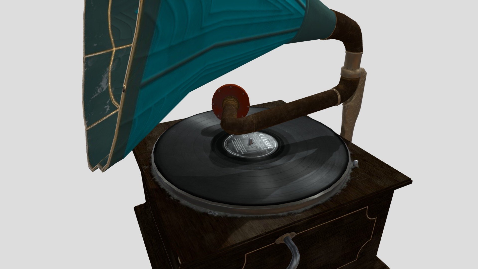 Gramophone Animation Testing - Download Free 3D model by ...