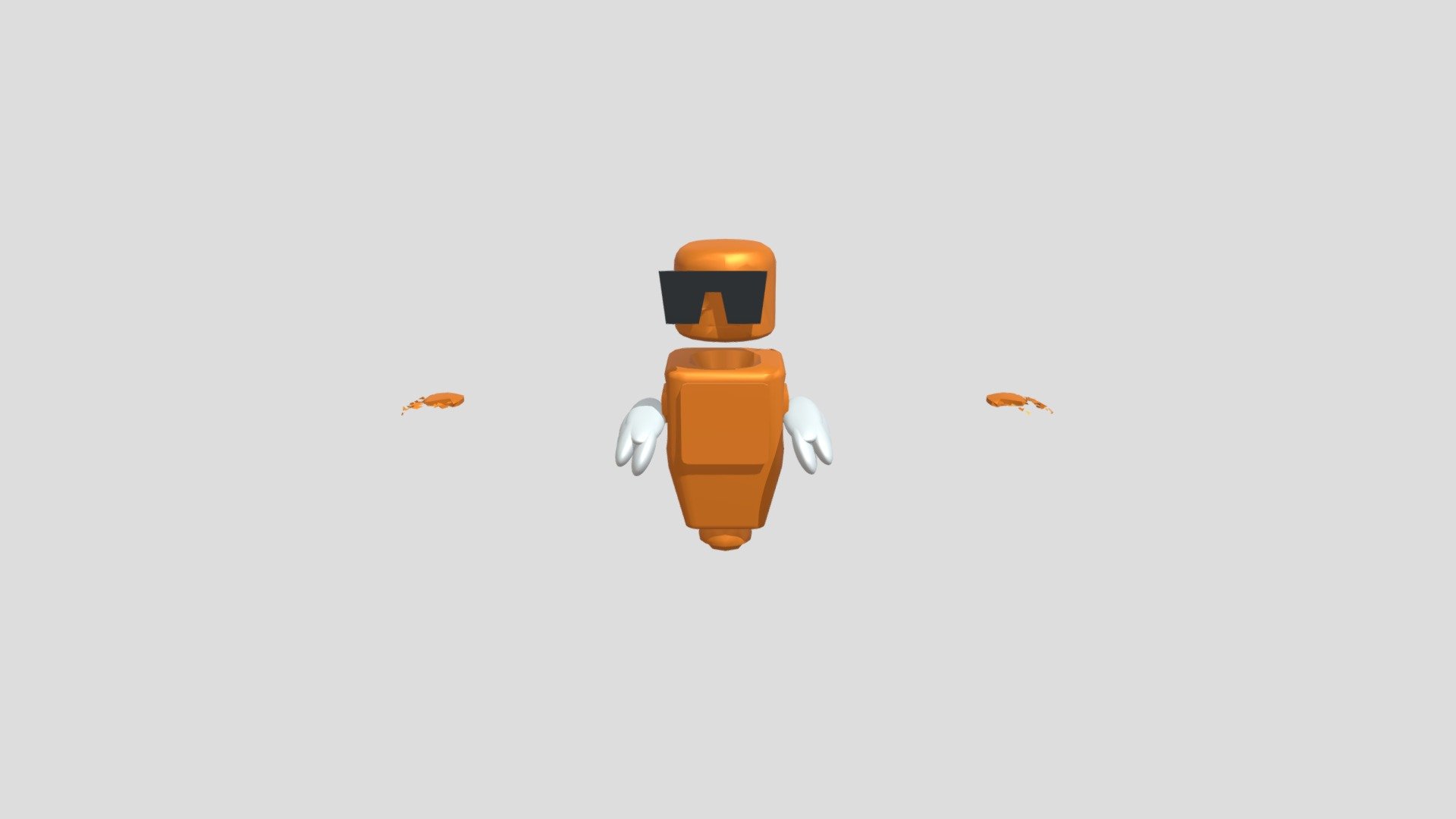 Orange guy - Download Free 3D model by RuthanneH [dbee0ee] - Sketchfab