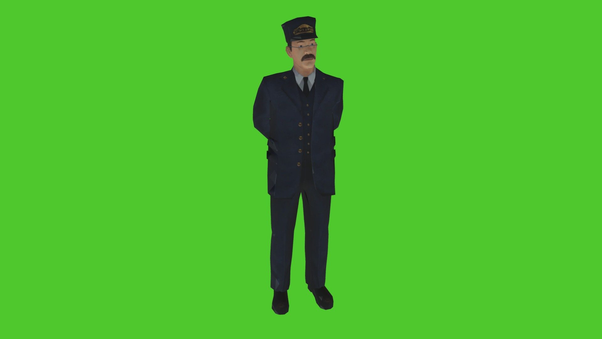 conductor_polar_express_gamecube - Download Free 3D model by ...
