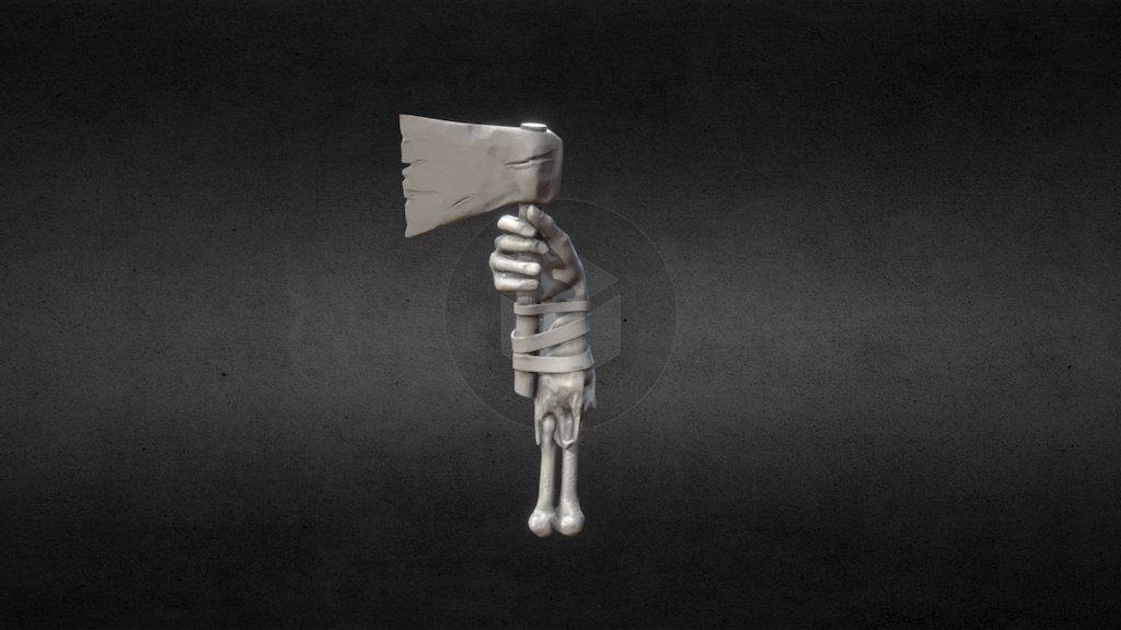 Zombie Battle Axe - 3D model by Sebastian Scharl (@-charly-) [dbefd90 ...