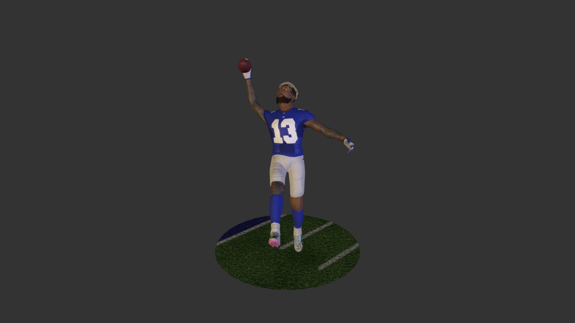 Odell Beckham jr sculpt - 3D model by Matthew Bates (@FWmbates ...
