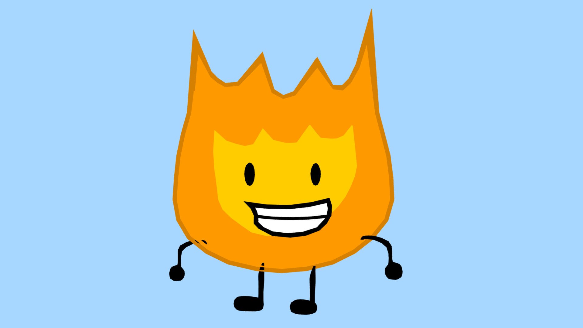 Firey (BFDI SEASON 1) - 3D model by Katherine (@nitasuhhhhh) [dbf1302] - Sketchfab