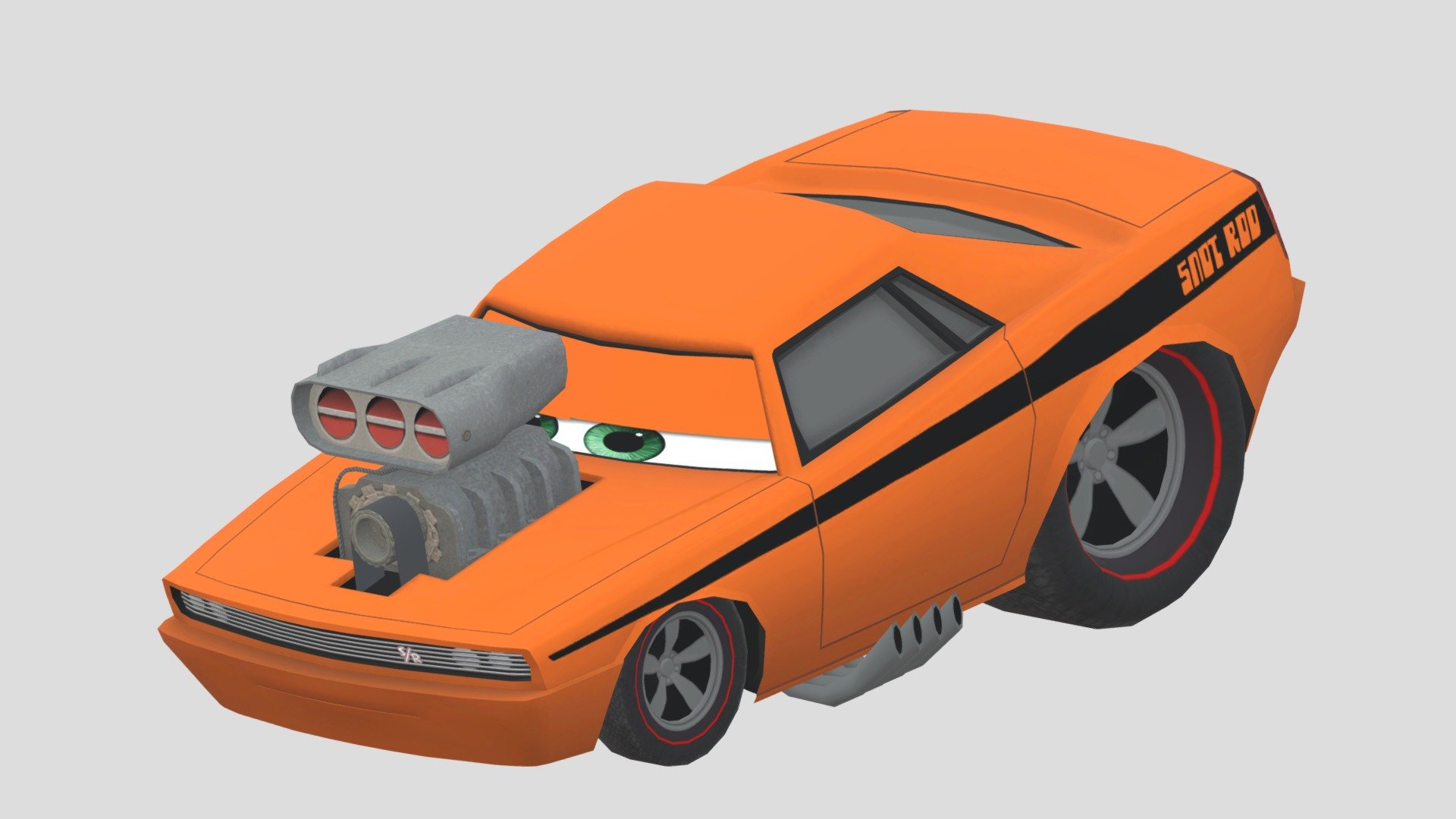 PS3 Cars 2 - Snot Rod - Download Free 3D model by SMF Features ...