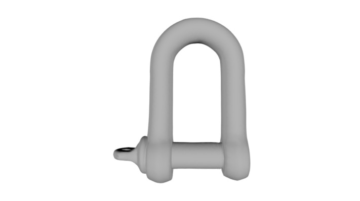 D shackle - 3D model by tountasmarine [dbf475c] - Sketchfab