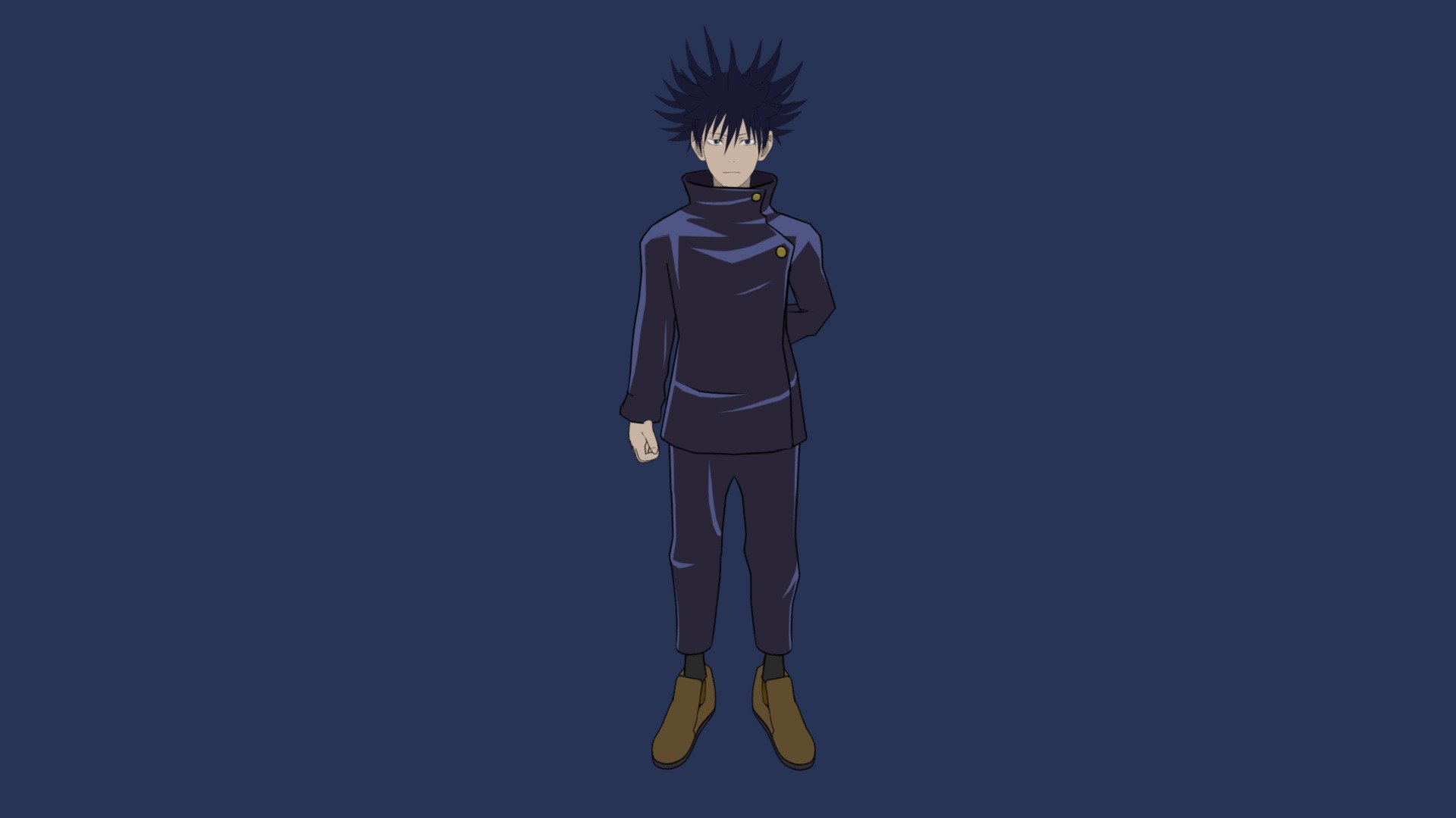 Megumi Fushiguro - Download Free 3D model by Godfrey (SteamySenpai ...