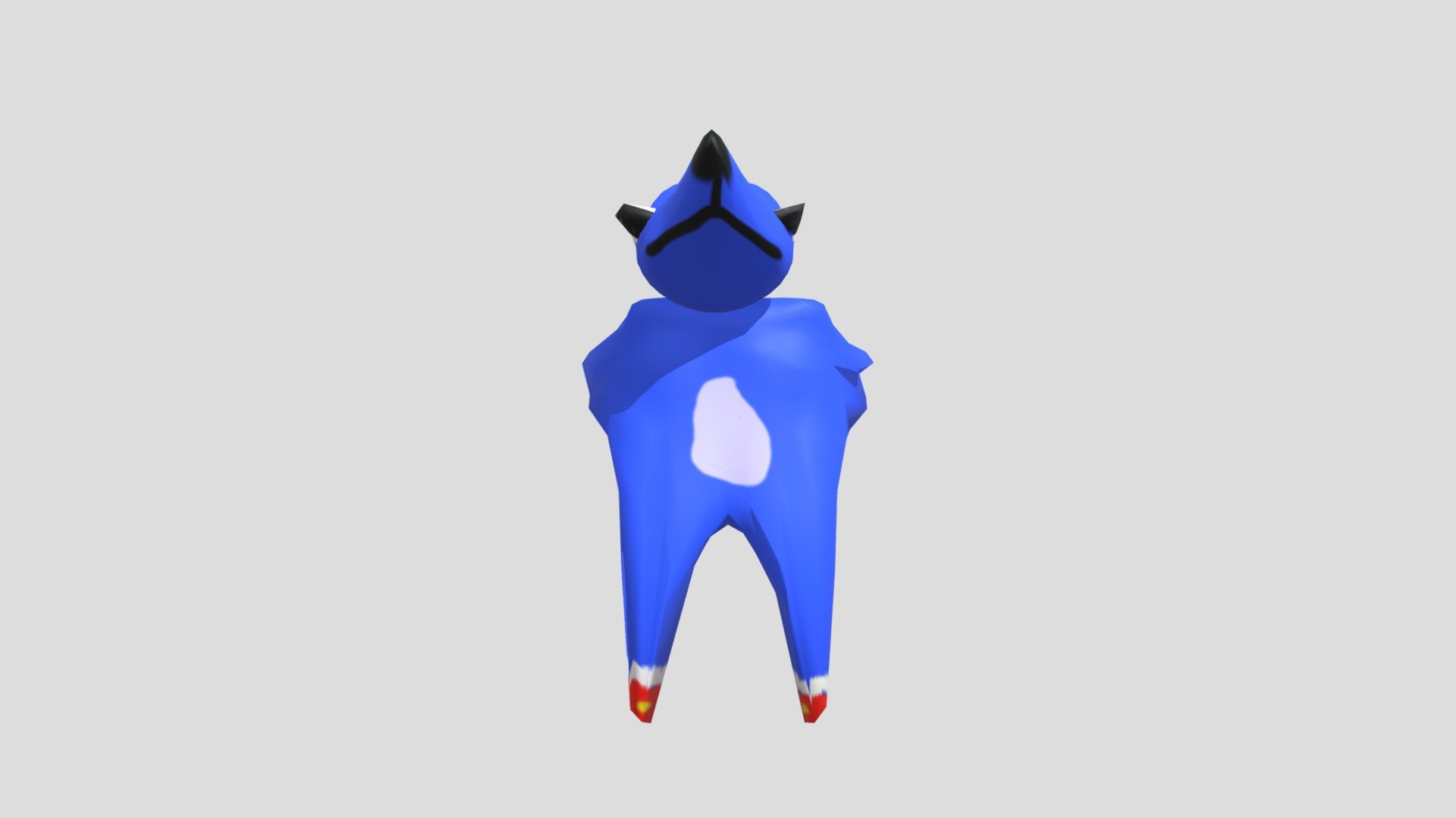 Sonic Derp - 3D model by terradactyl3.1 [dbf706d] - Sketchfab