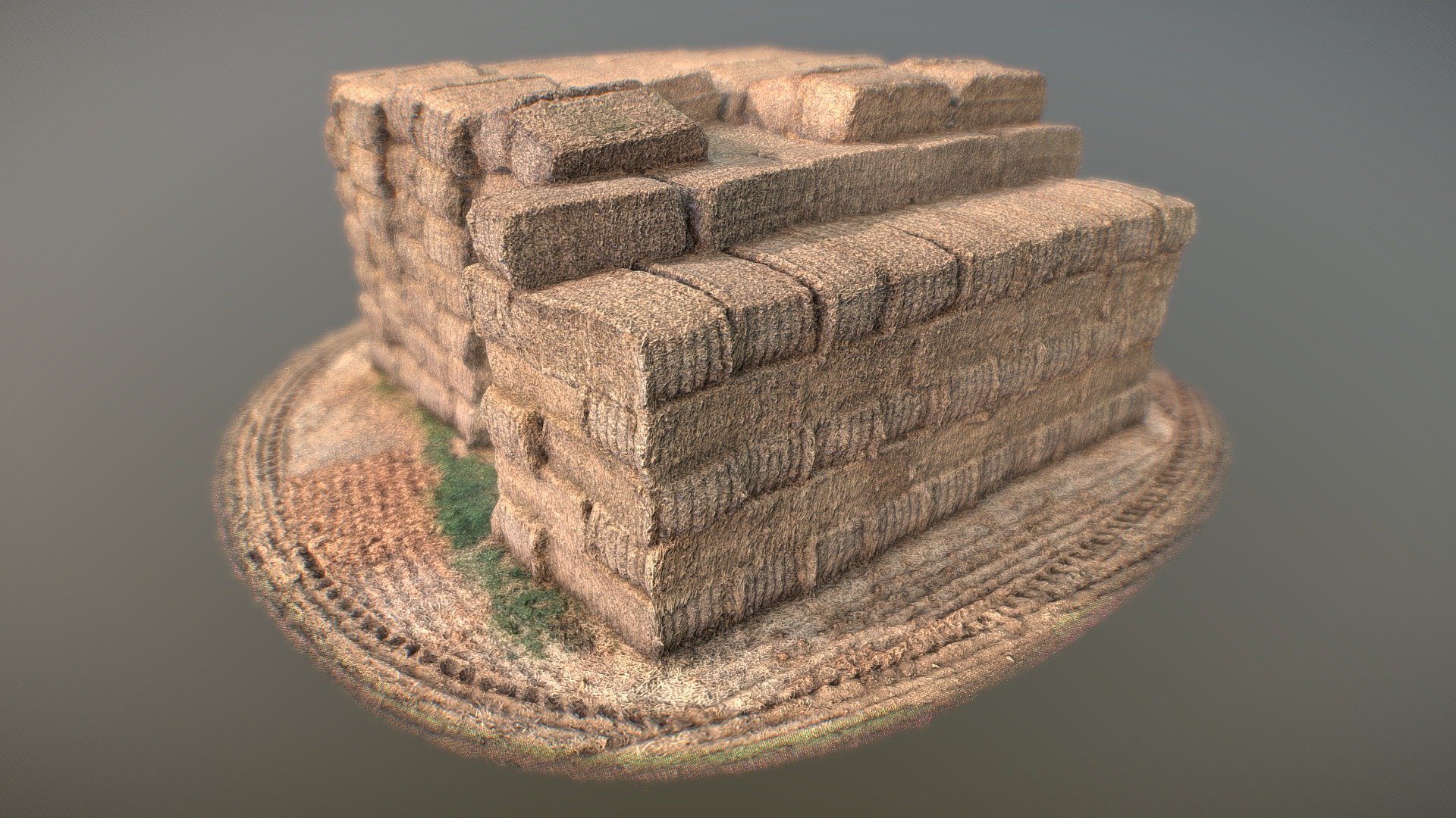 Large stack of straw - Download Free 3D model by 3dhdscan [dbf70e8 ...