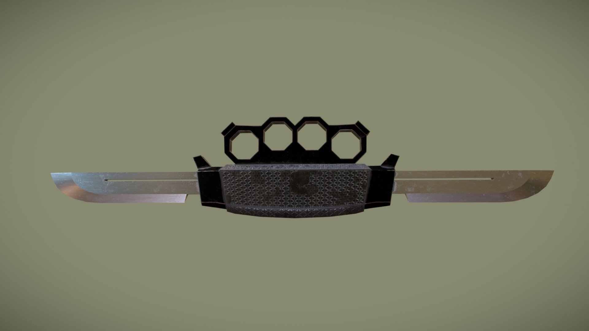 Knuckleblades Hand Weapon - 3D model by Carl de Jager (@carldejager ...