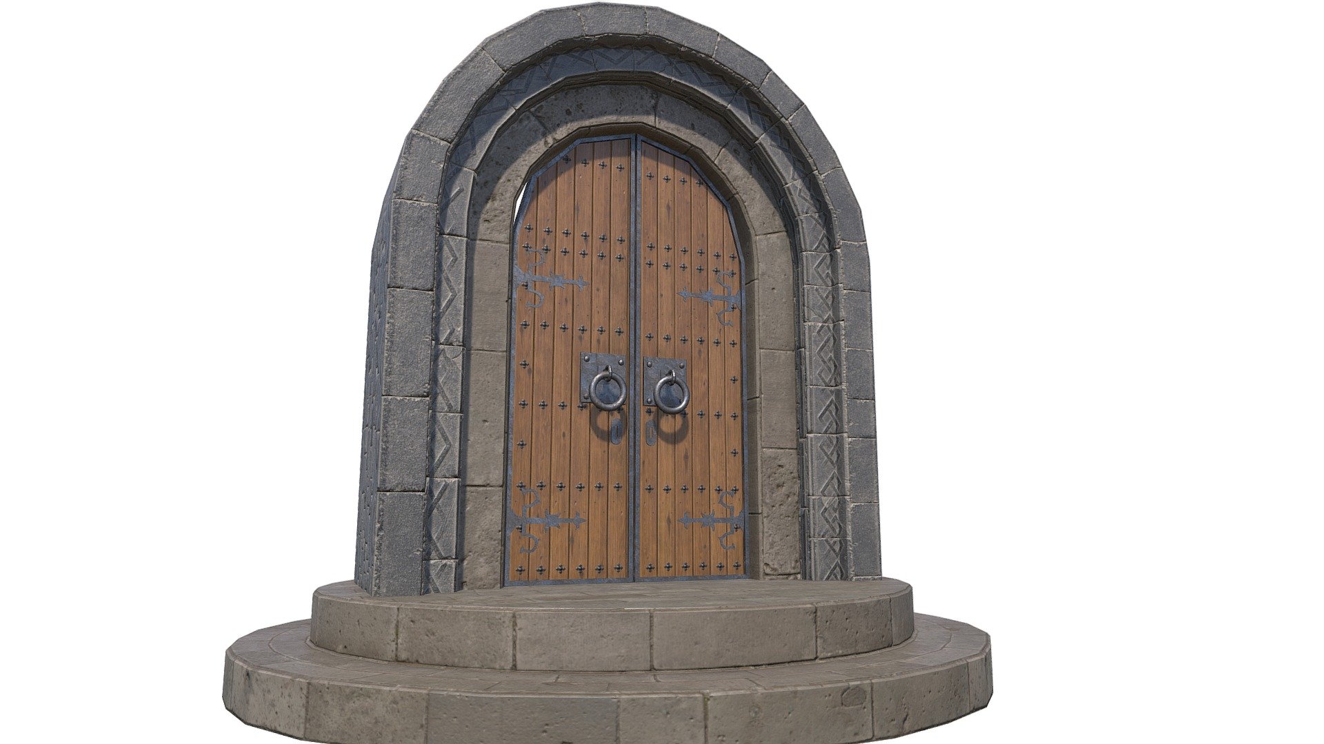 Medieval Door - Buy Royalty Free 3D model by Studio Lab (@studiolab.dev ...
