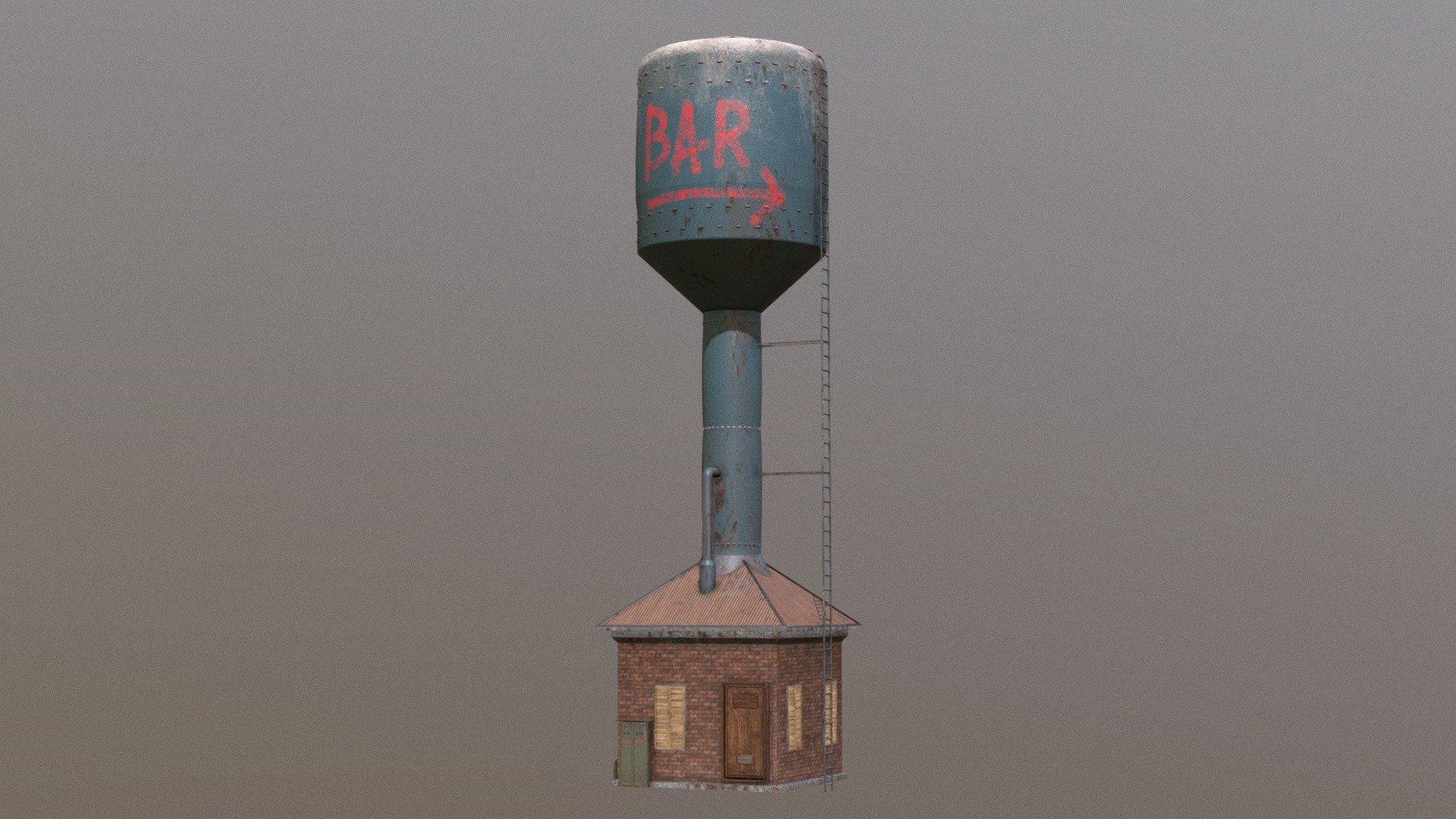 Pump house - stalker styled - BAR - Buy Royalty Free 3D model by Thomas ...