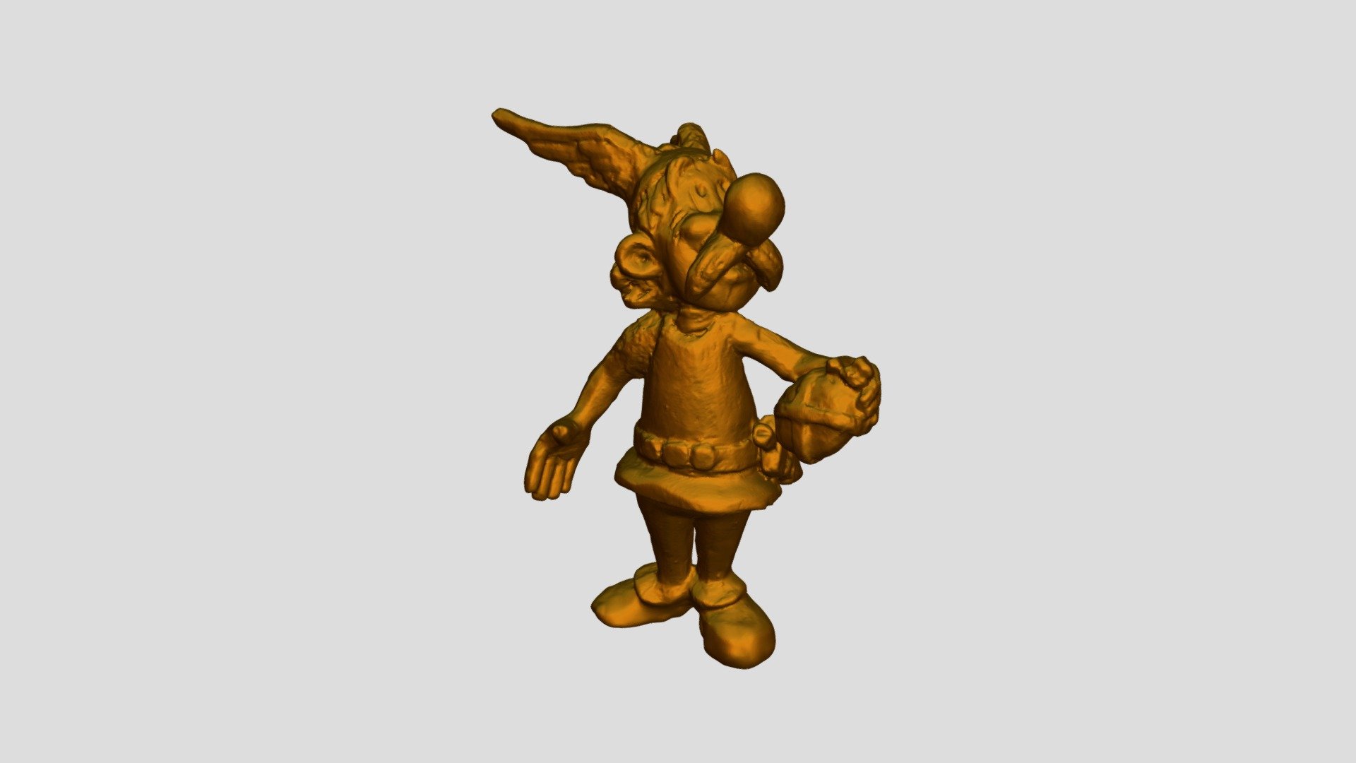asterix original - 3D model by creasculpt [dbf9406] - Sketchfab