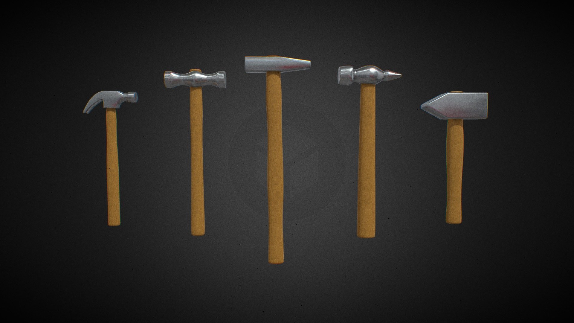 Old Hammers Pack - 5 Old Hammers - Download Free 3D model by JungleBird ...