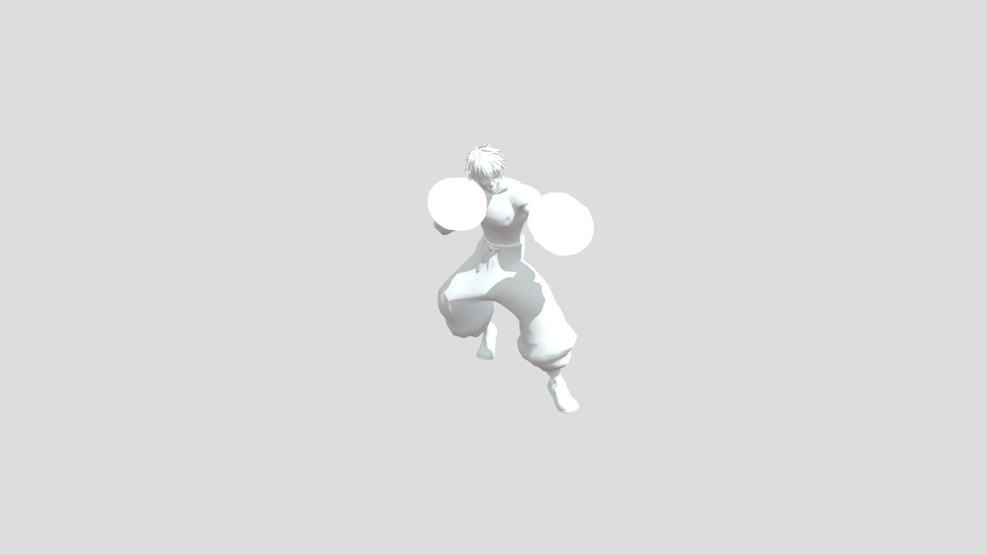 Satoru-gojo-shinjuku-battle-version-jjk - 3D model by andrew-milka ...