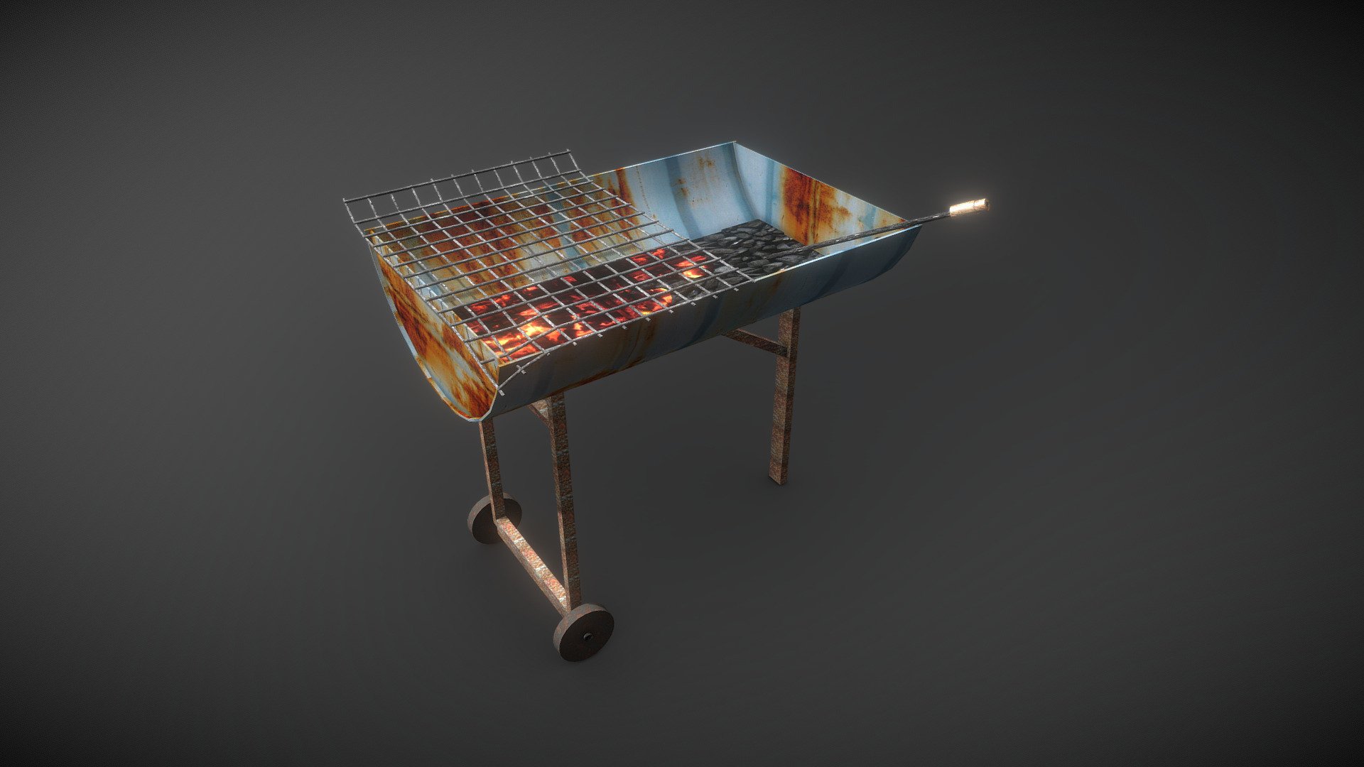 Barbecue - 3D model by fredou541 [dc00e7b] - Sketchfab