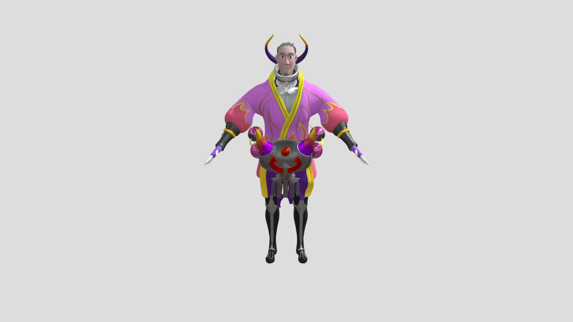 Blade & soul male character 3D model - 3D model by Speedophile [dc028be ...