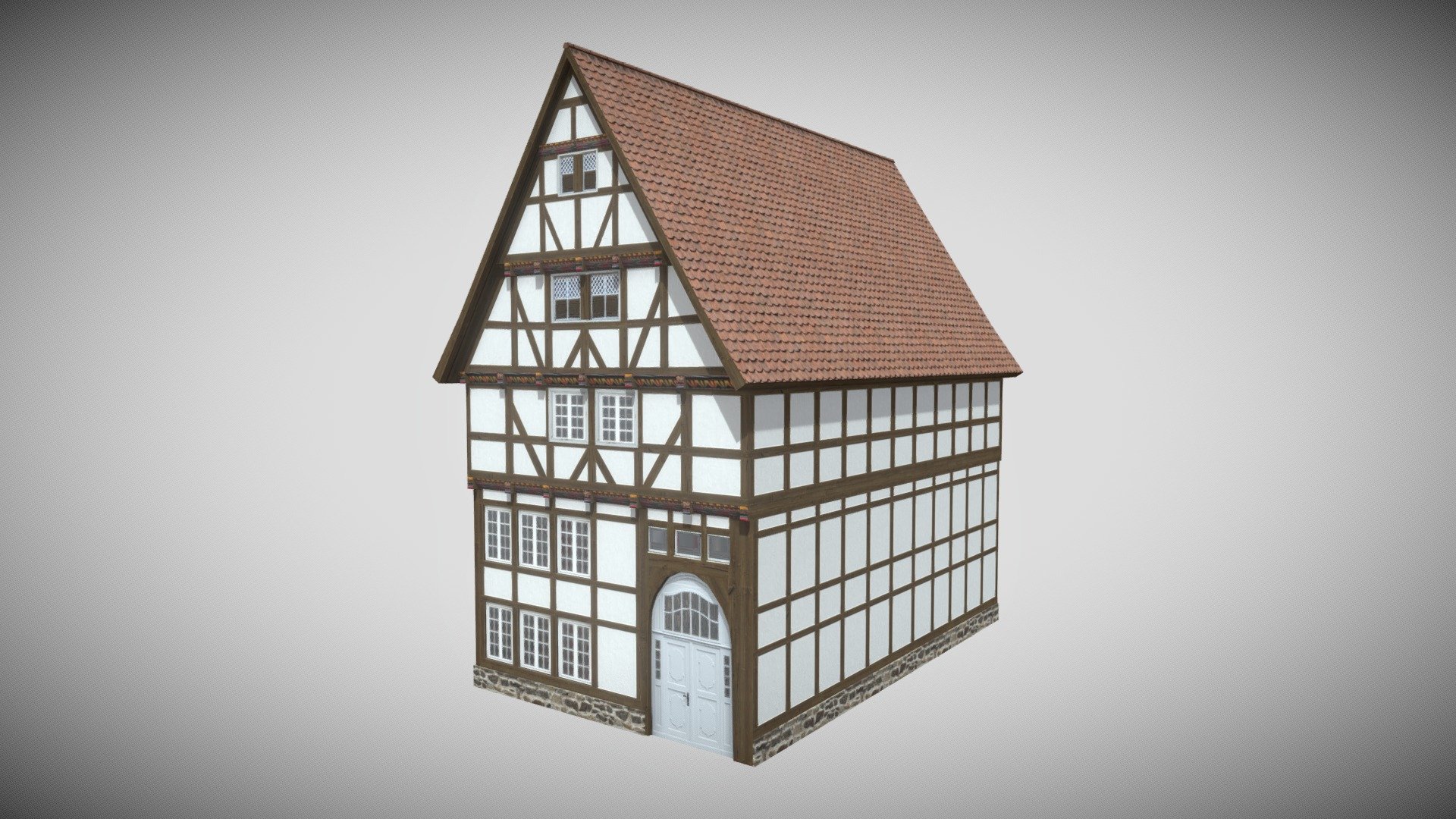 Half-timbered House, Lippstadt, Germany - 3D model by Titan (@titanGD ...