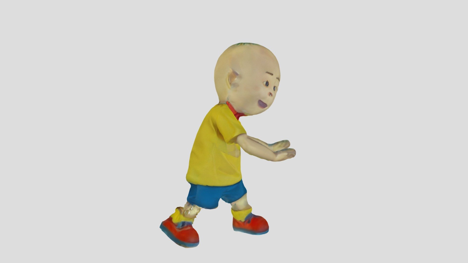 Caillou game Roblox studio meshy ai - Download Free 3D model by ...