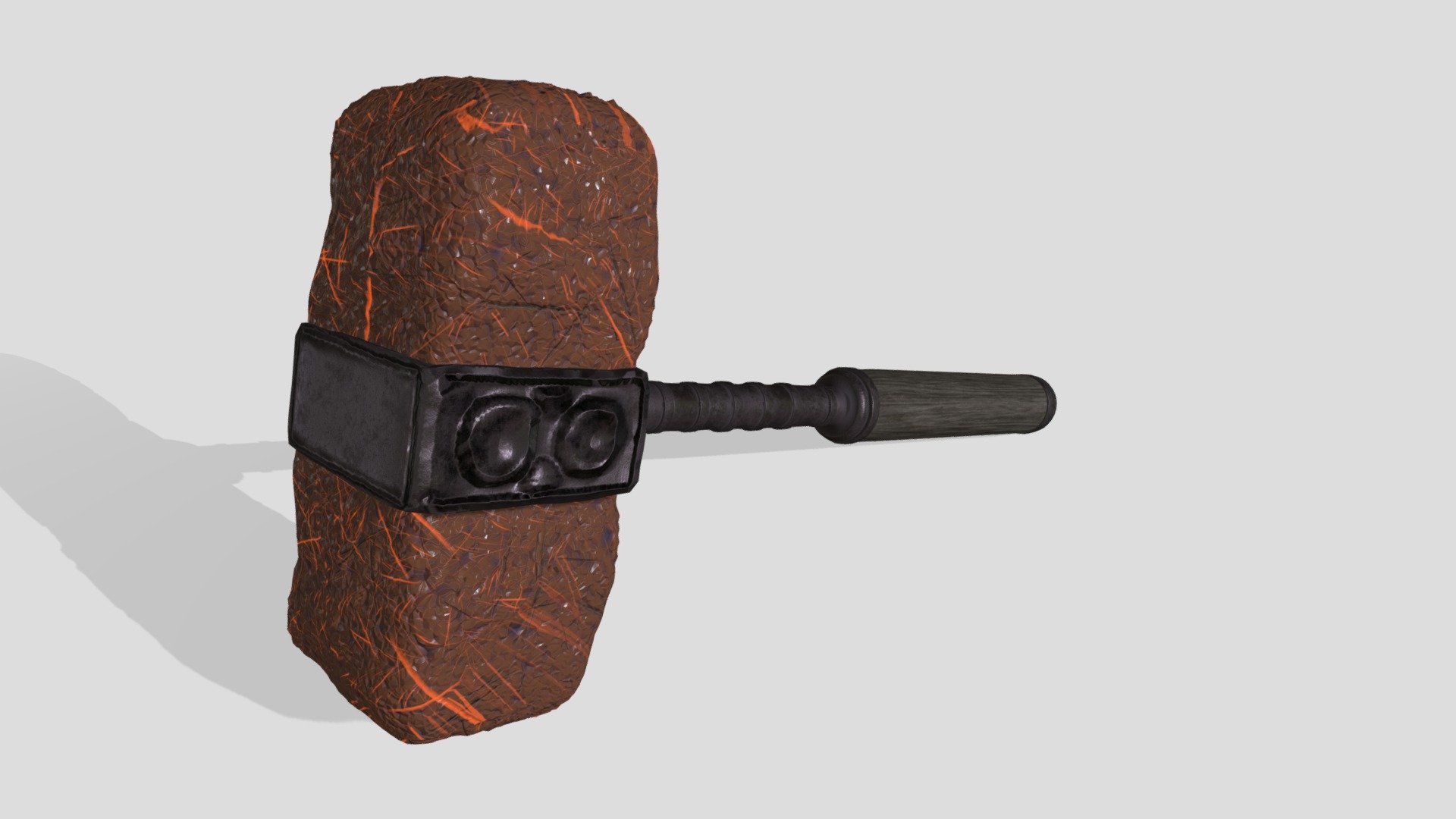 Old Stone Hammer - 3D model by machanurupraveen [dc077ec] - Sketchfab