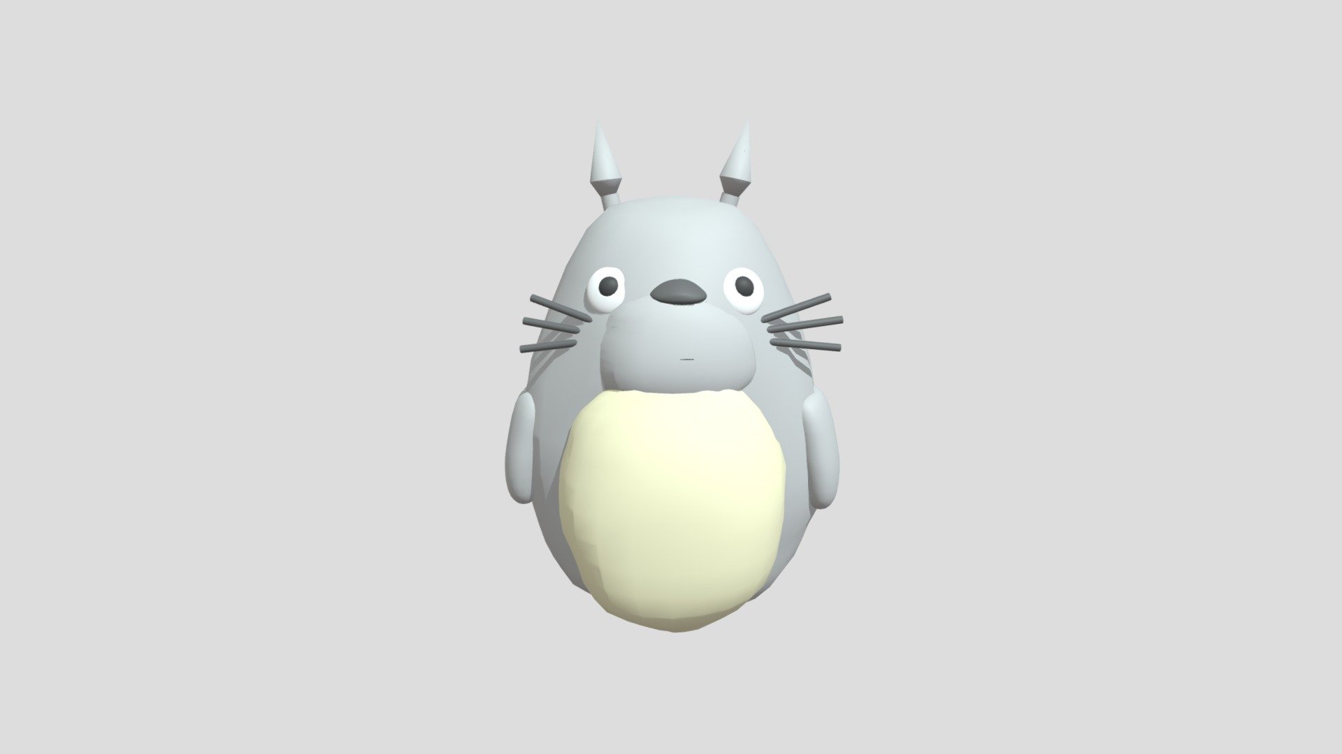 Totoro V1 - 3D model by 114.68 [dc08a5c] - Sketchfab